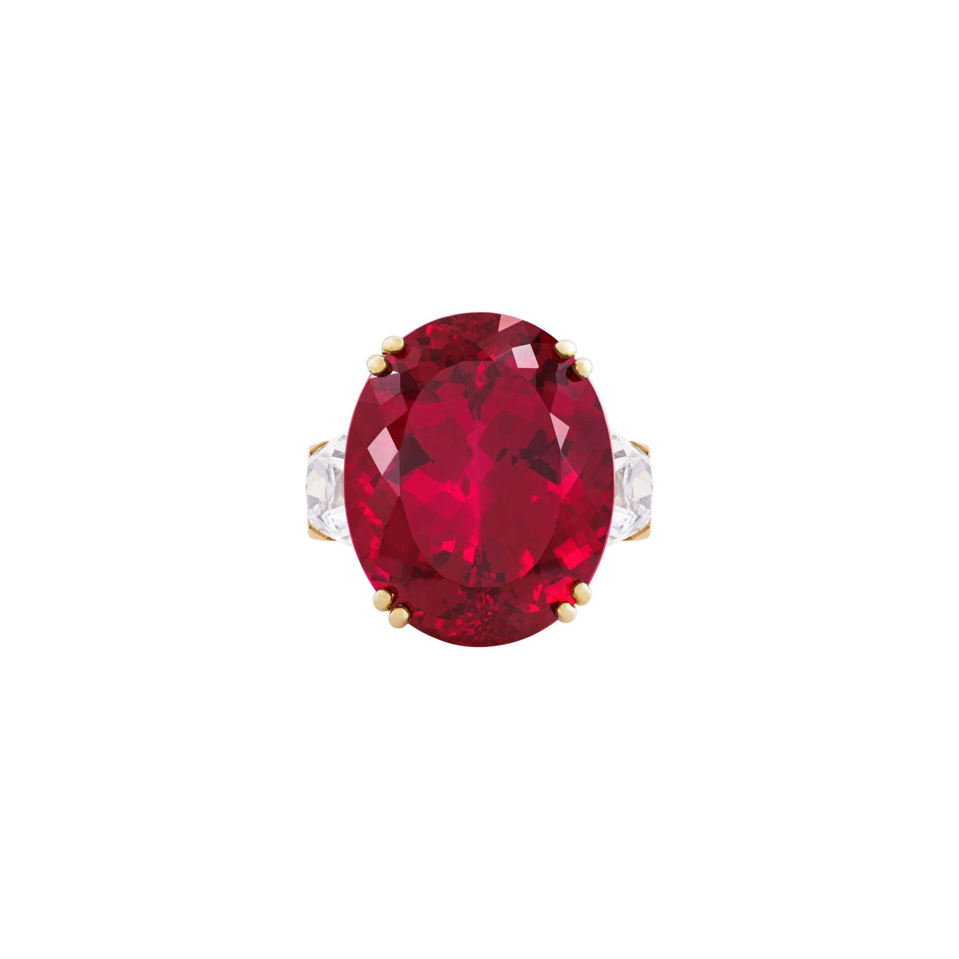 SPINEL AND DIAMOND RING | Christie's