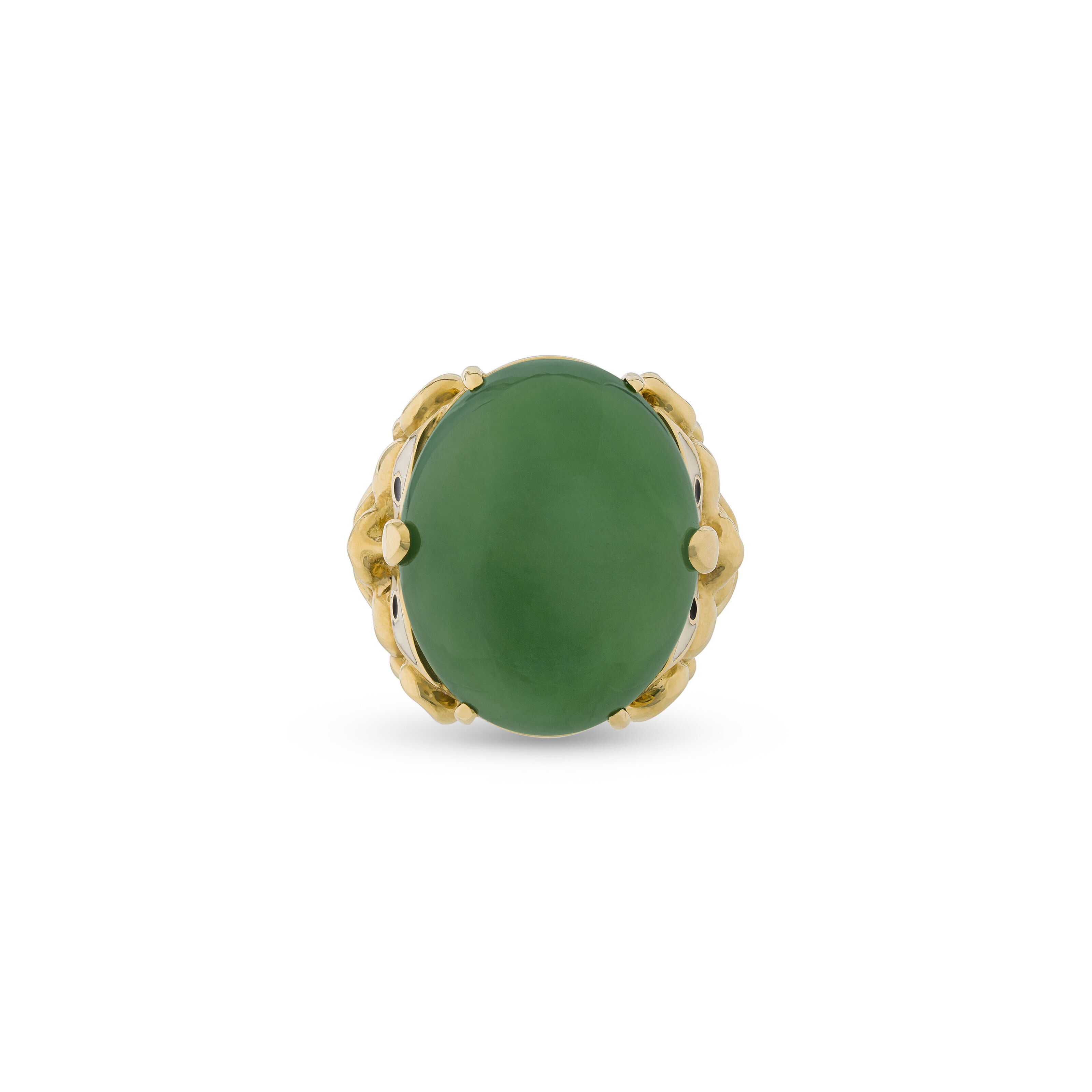 JADE AND ENAMEL 'MONSTER' RING, | Christie’s