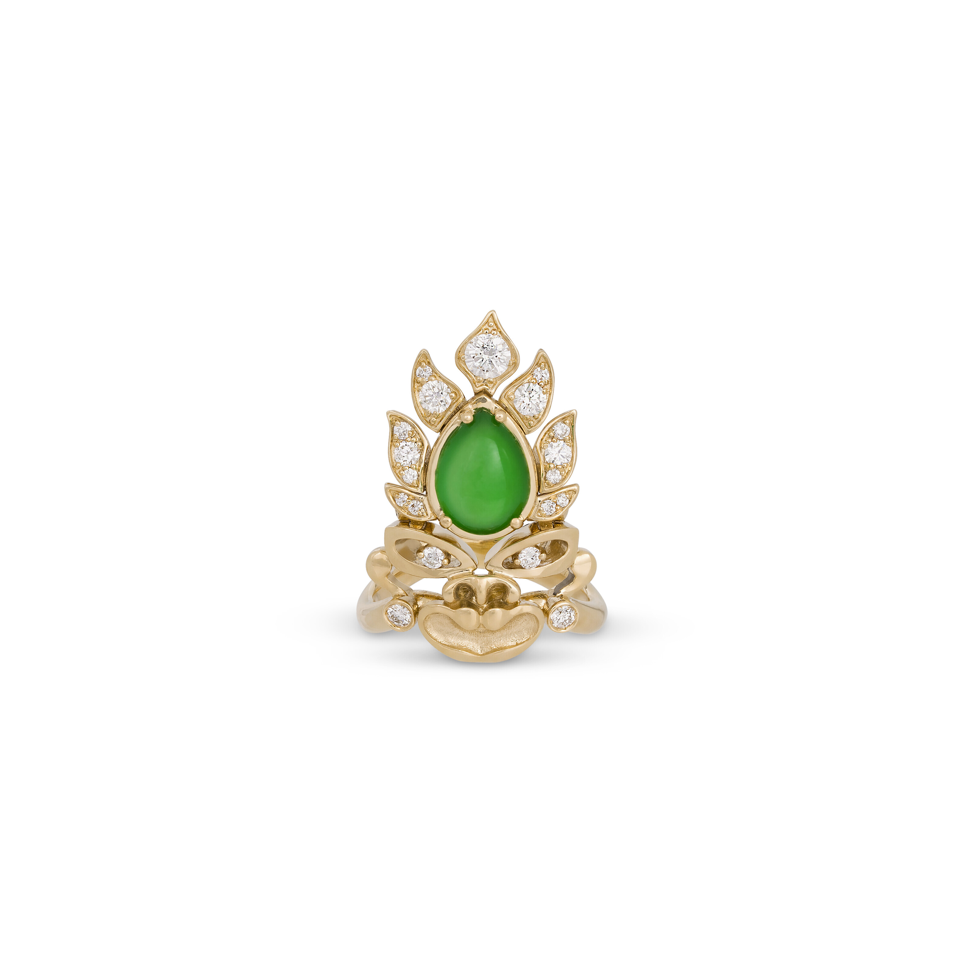 JADE AND DIAMOND 'MINI MONSTER' RING, | Christie’s