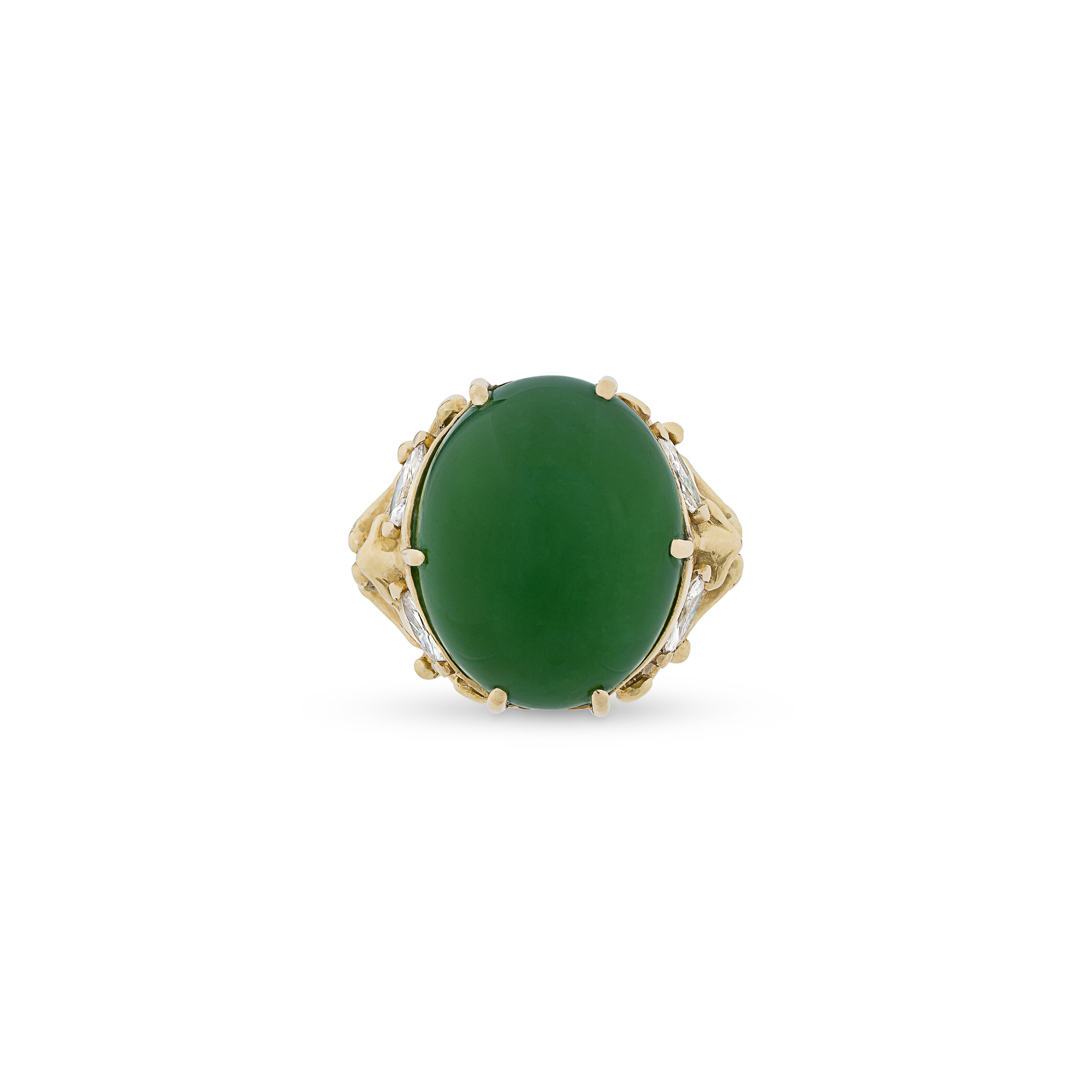 JADE AND DIAMOND 'MONSTER' RING, | Christie’s