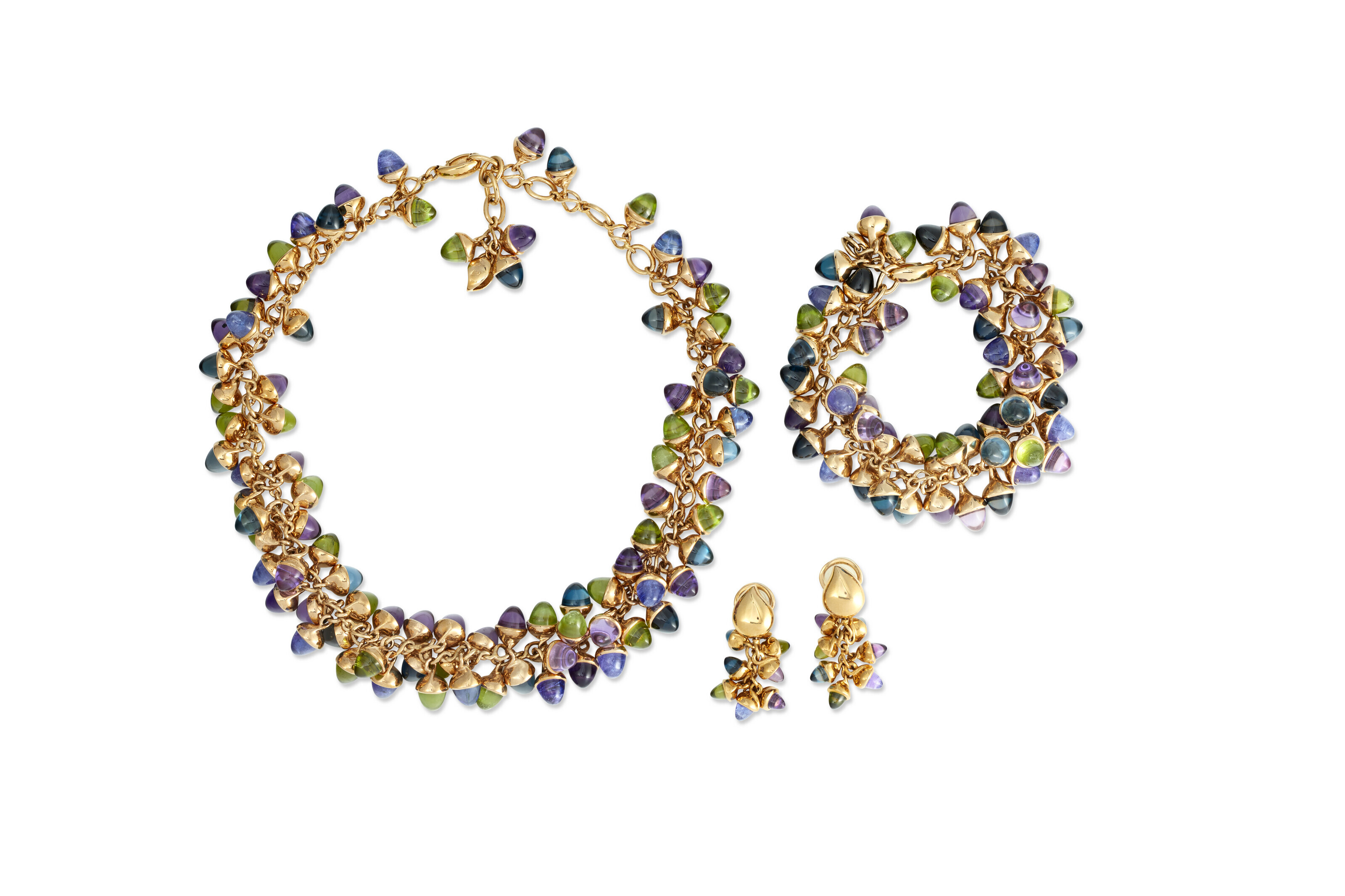 TAMARA COMOLLI GROUP OF MULTI-GEM 'MIKADO FLAMENCO' JEWELLERY, | Christie’s