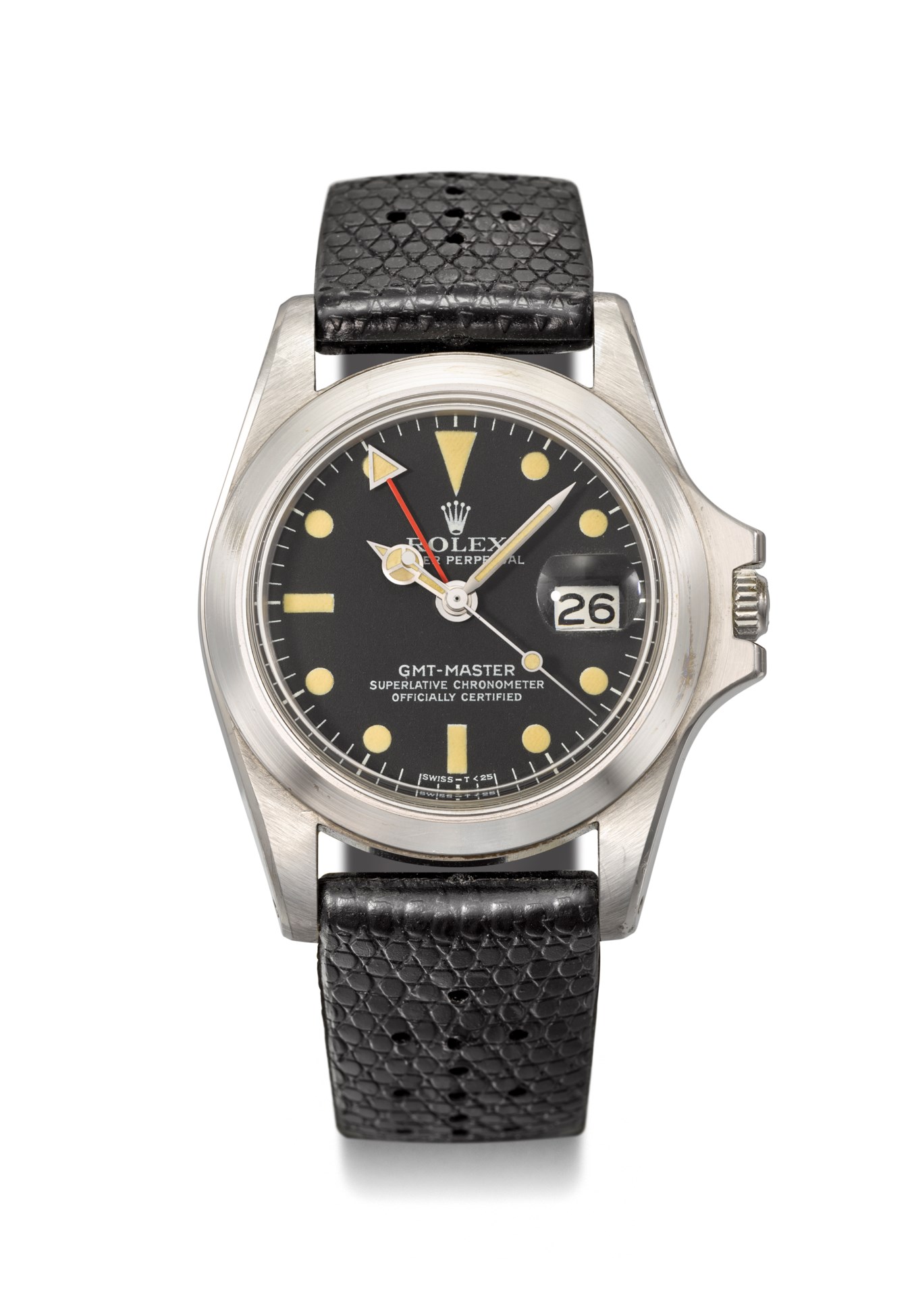 ROLEX. A FAMED AND HISTORICALLY IMPORTANT STAINLESS STEEL AUTOMATIC ...
