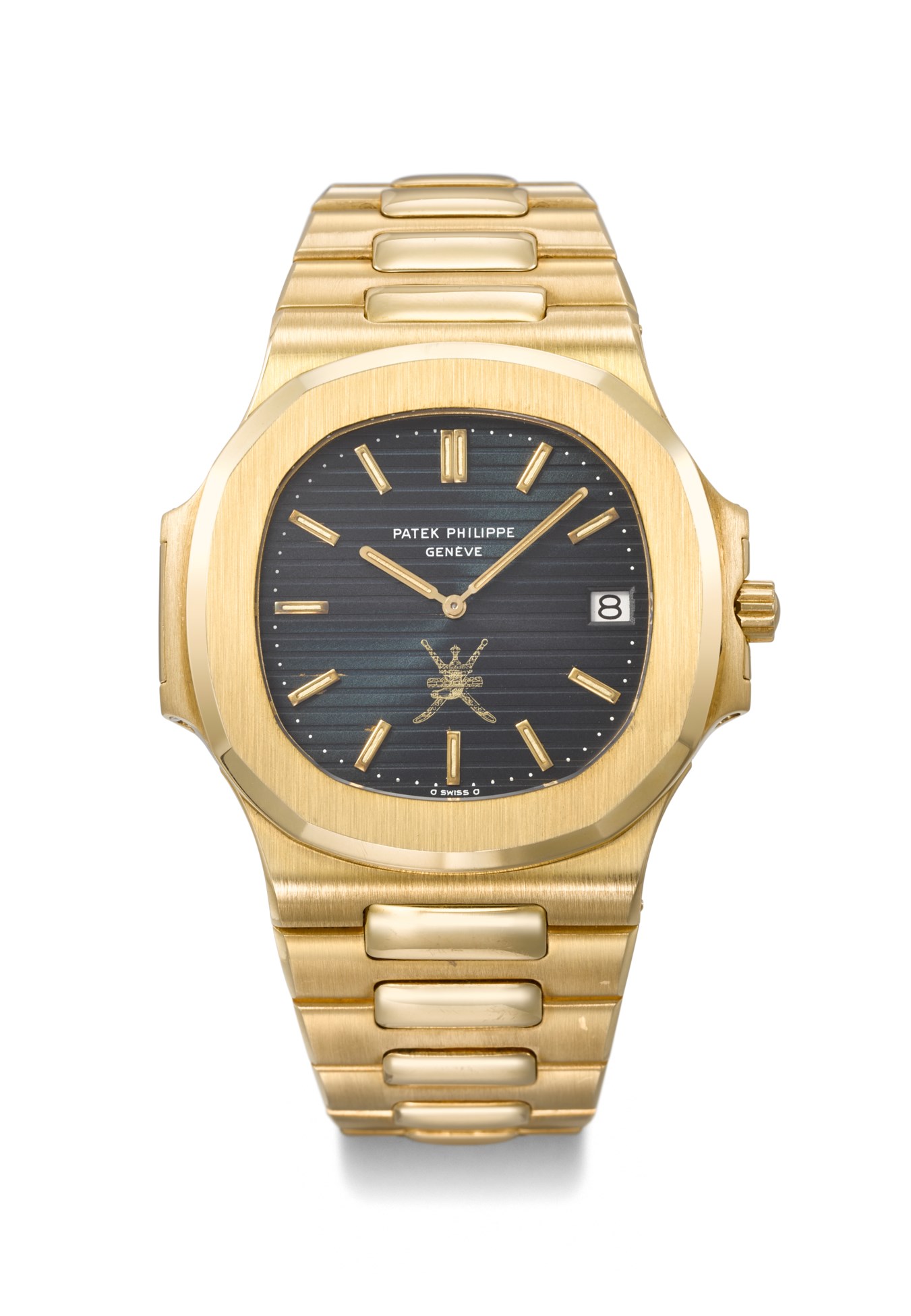 PATEK PHILIPPE. A REMARKABLE AND HIGHLY IMPORTANT 18K GOLD AUTOMATIC ...