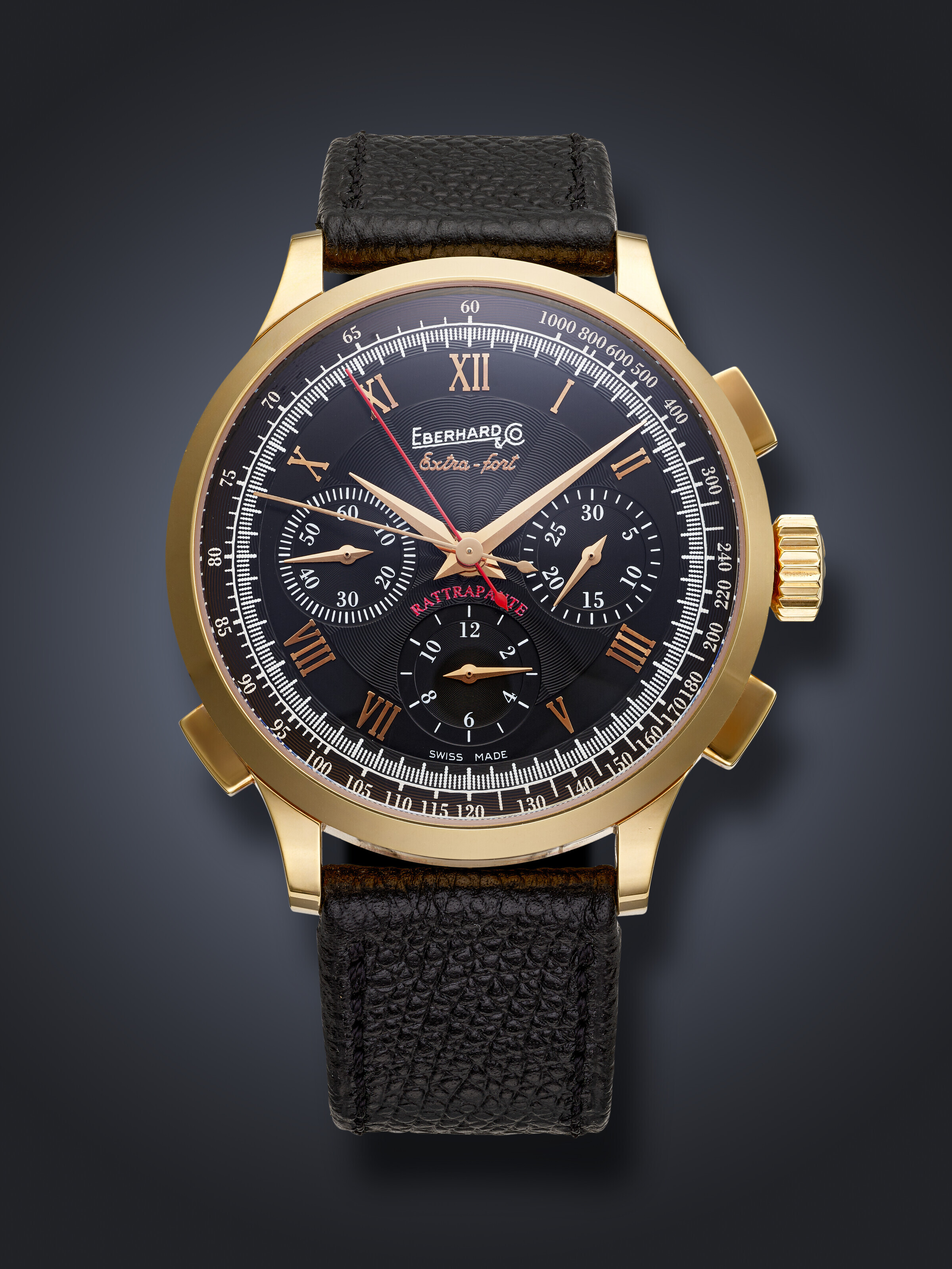 EBERHARD& CO, LIMITED EDITION PINK GOLD SPLIT-SECONDS CHRONOGRAPH ...