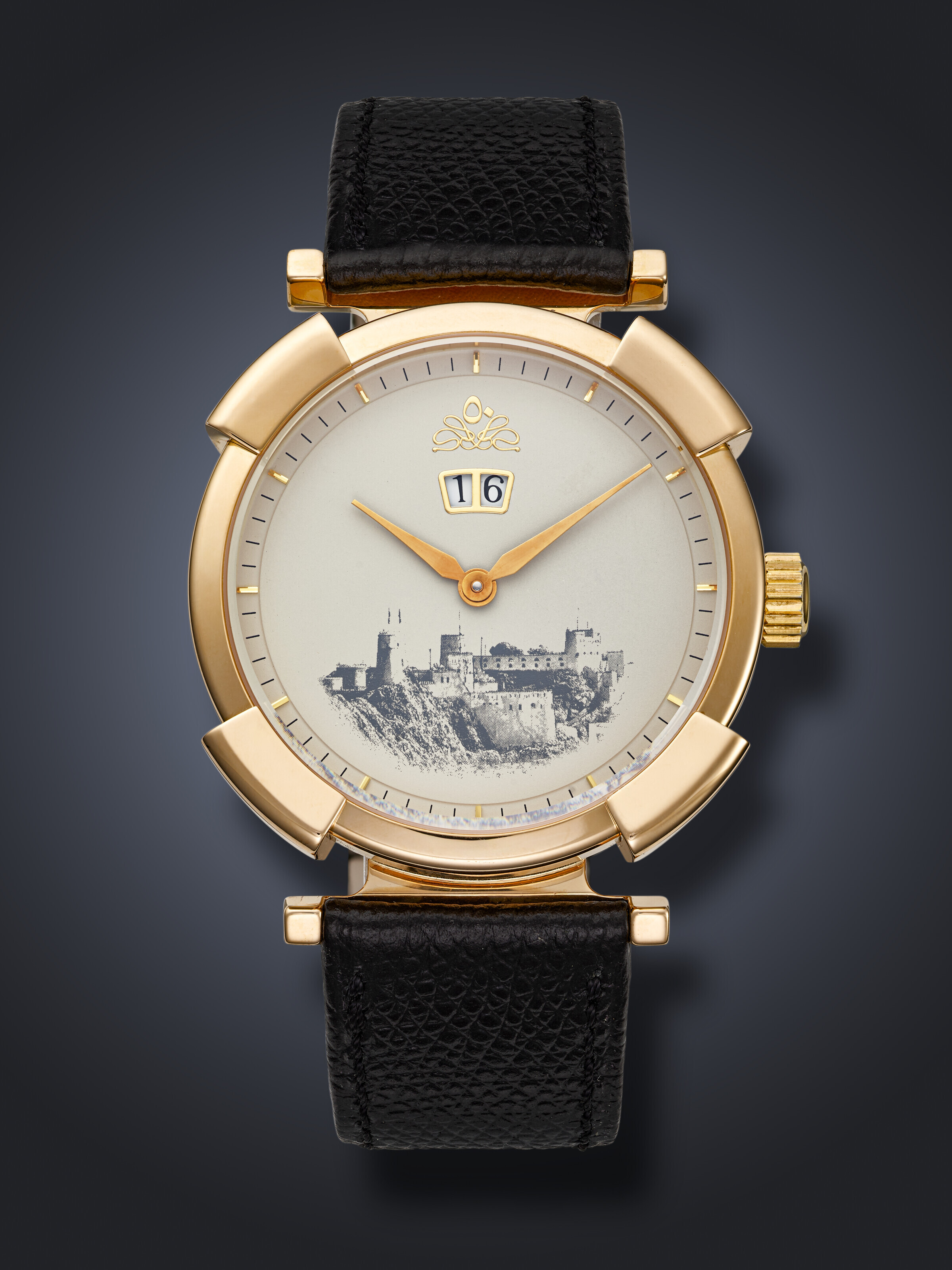 SOVEL, UNIQUE YELLOW GOLD WRISTWATCH, 'MIRANI', REF. GT 070.05 ...