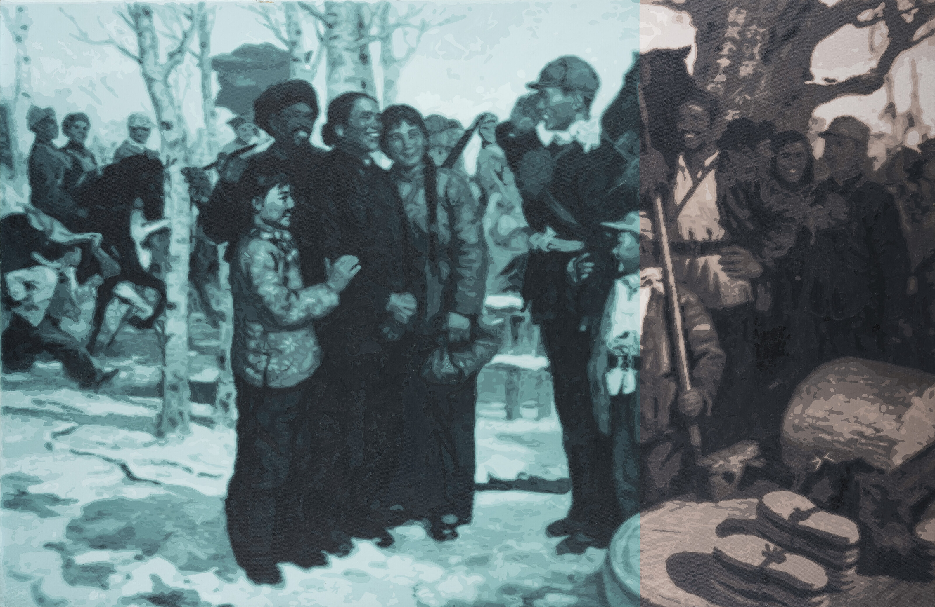 YAN LEI (B. 1965), Super Lights – Honour in Army | Christie’s