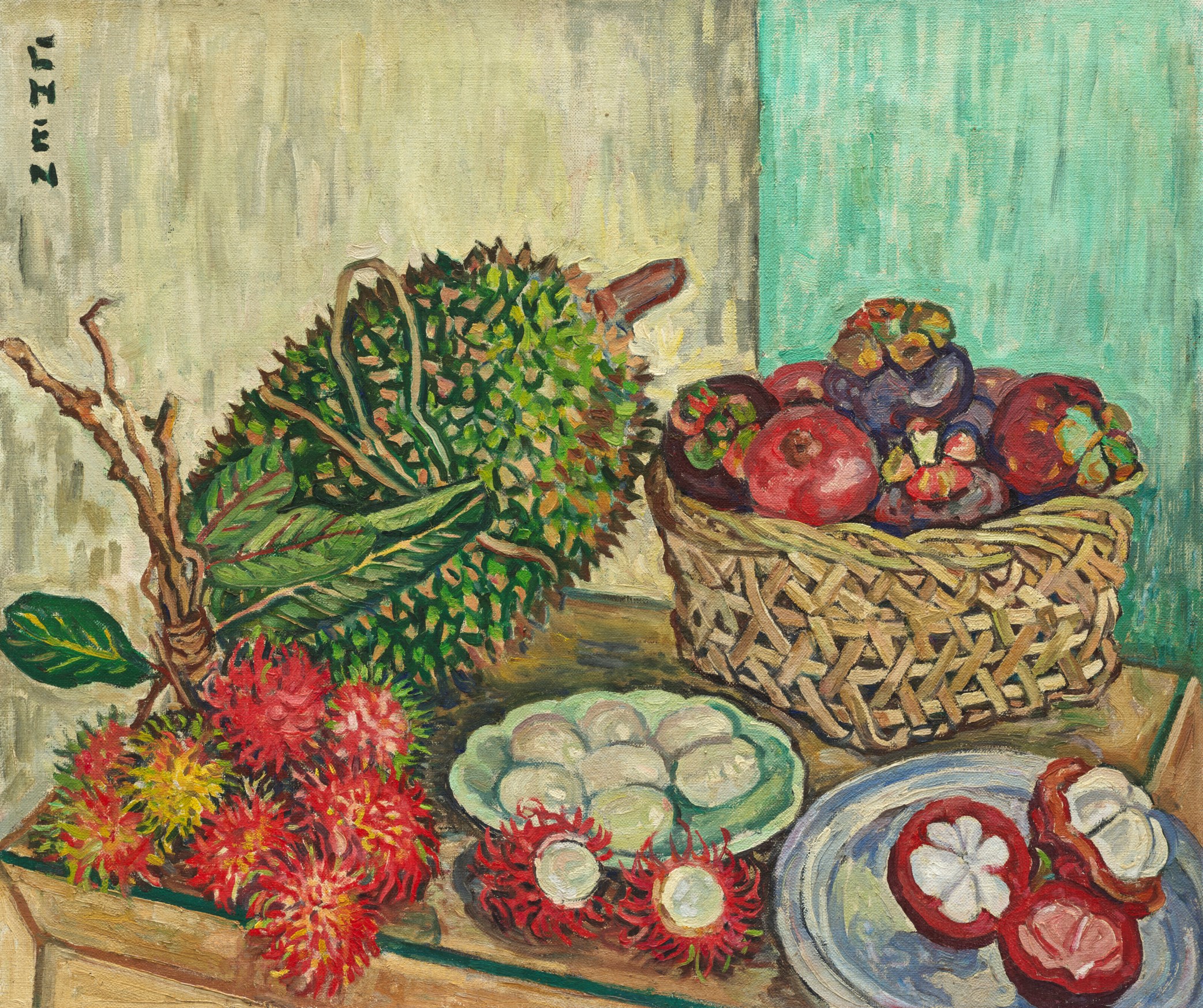 GEORGETTE CHEN (1906-1993), Still Life with Big Durian | Christie's