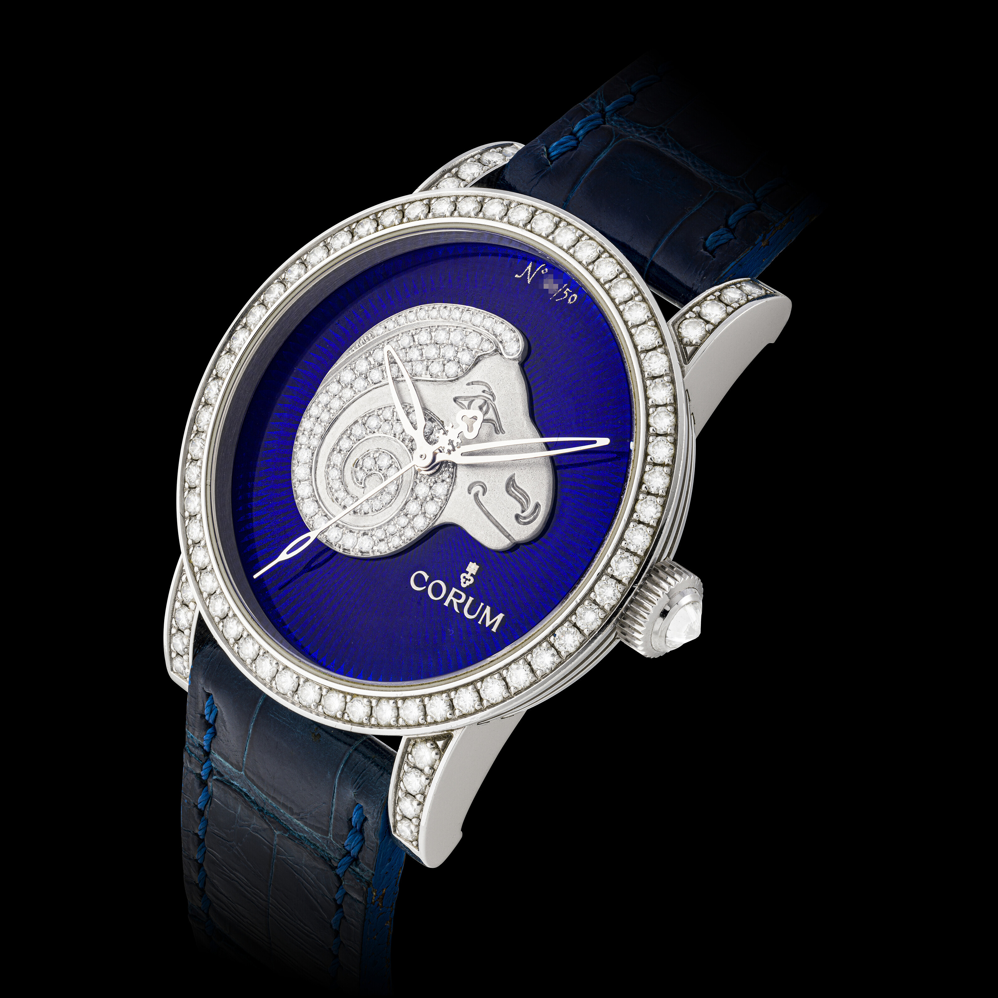 CORUM, LIMITED EDITION OF 50 PIECES, 18K WHITE GOLD AND DIAMOND-SET ...
