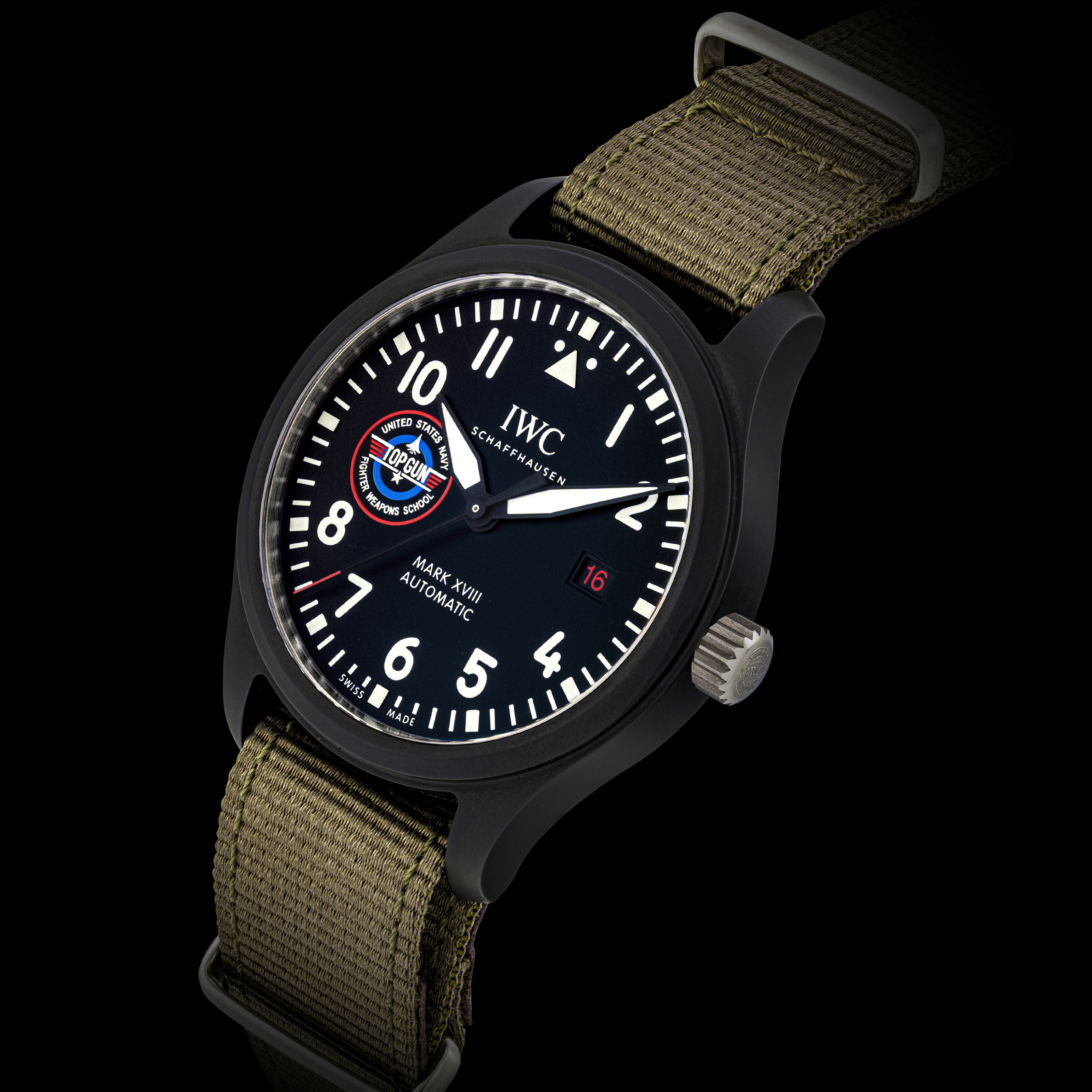 IWC, LIMITED EDITION OF 500 SETS, PILOT’S WATCH MARK XVIII TOP GUN ...