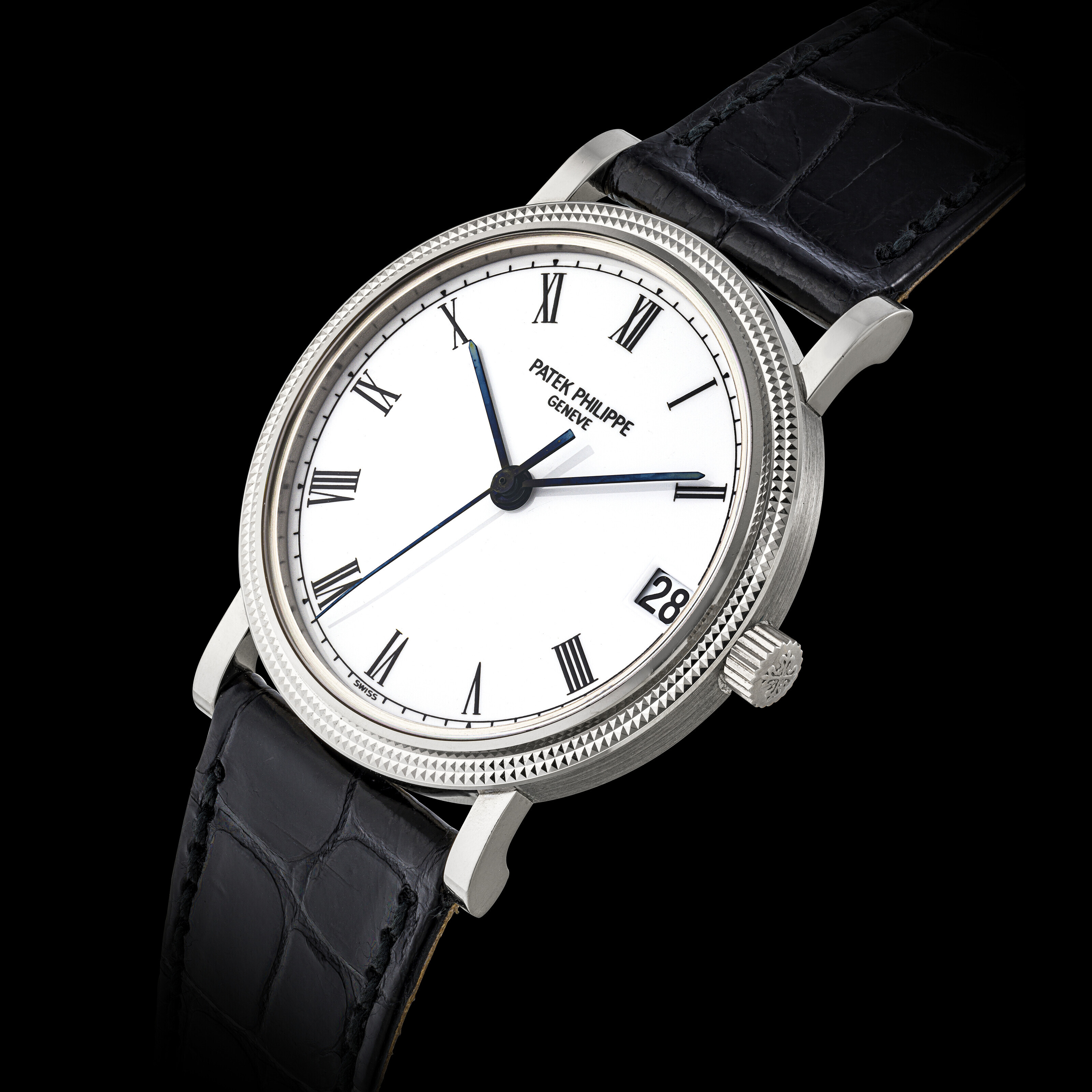 PATEK PHILIPPE, WHITE GOLD CALATRAVA, REF. 3802/200, | Christie’s