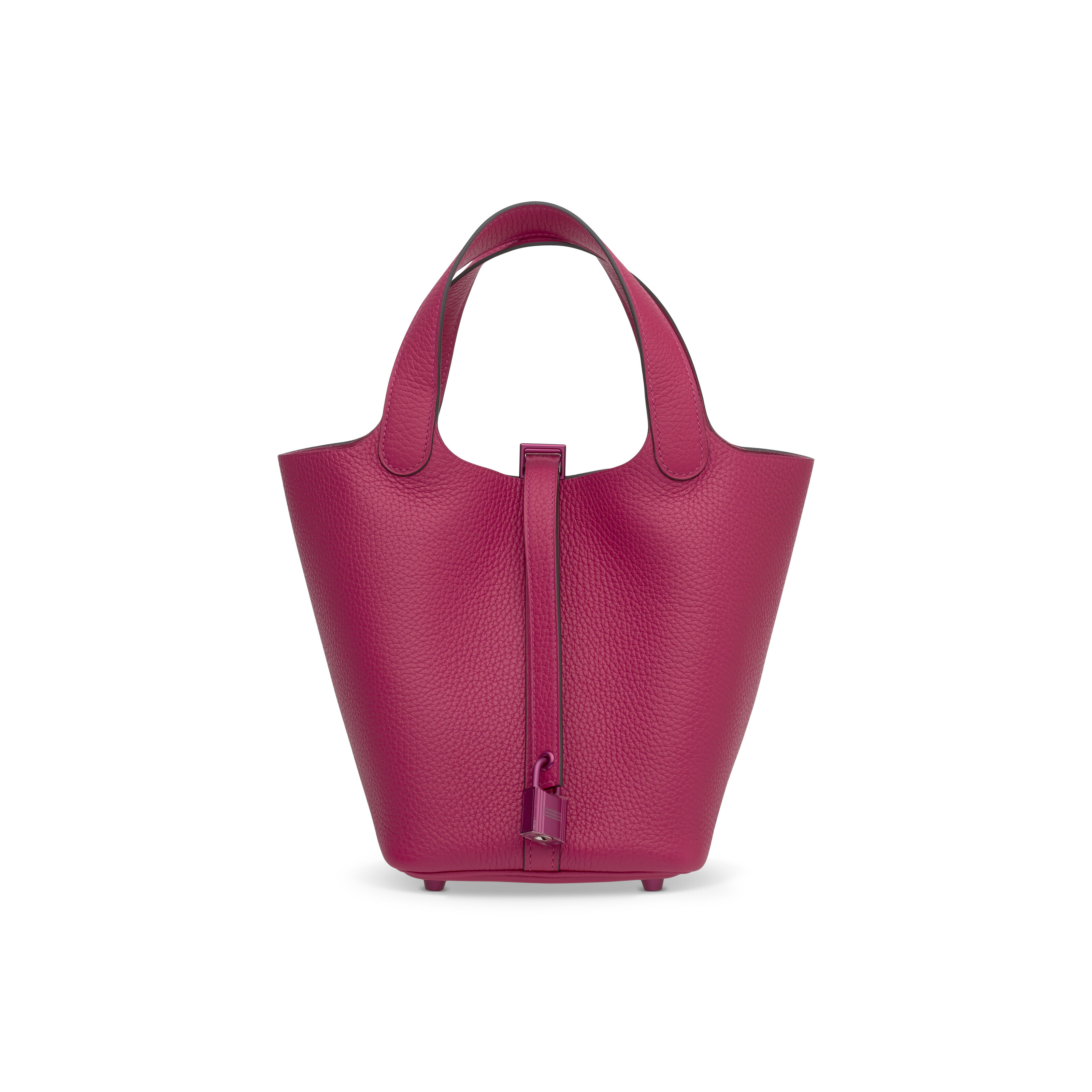 A LIMITED EDITION ROSE MEXICO CLÉMENCE LEATHER PICOTIN LOCK MONOCHROME ...