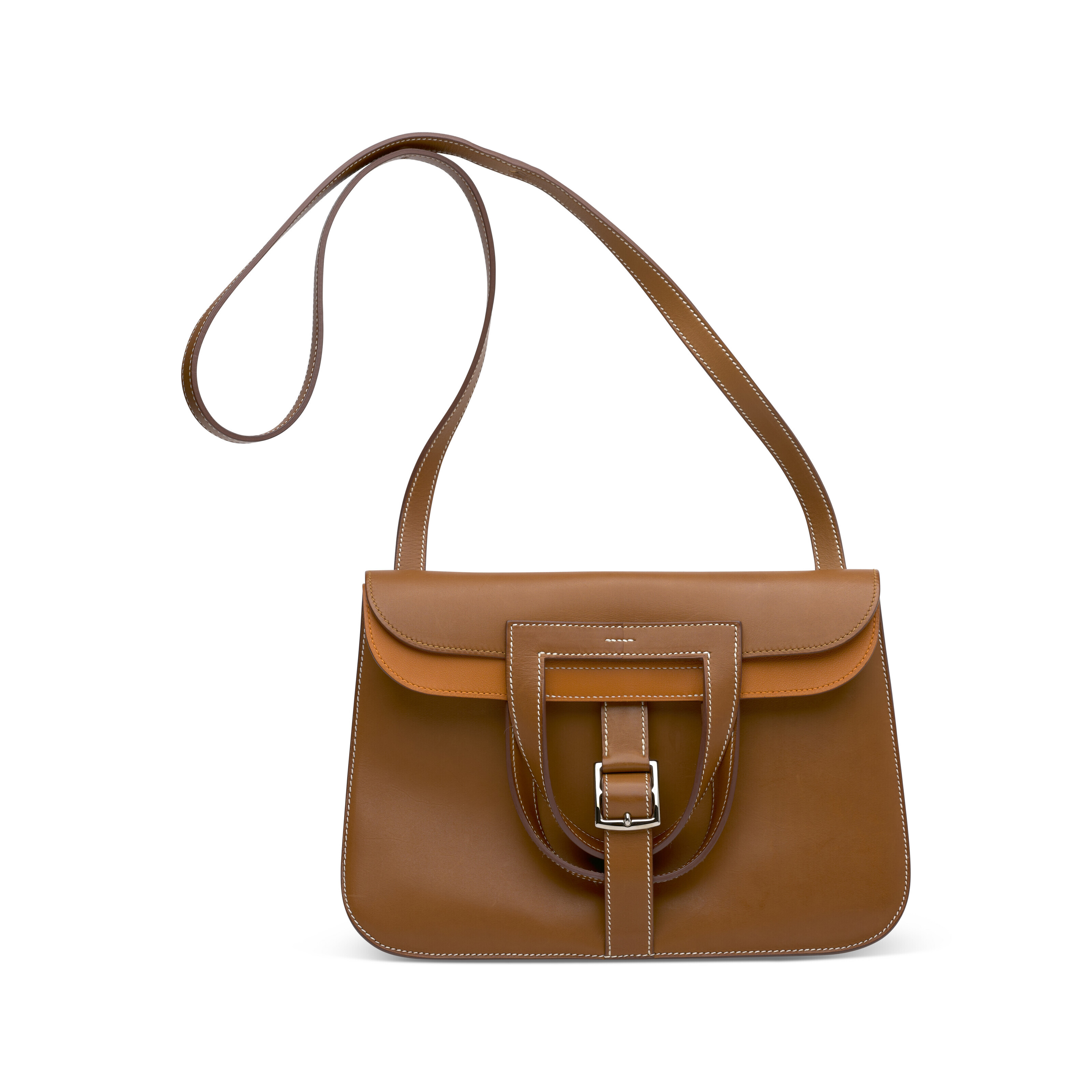 A FAUVE BARÉNIA & POTIRON SWIFT LEATHER HALZAN 31 WITH PALLADIUM ...