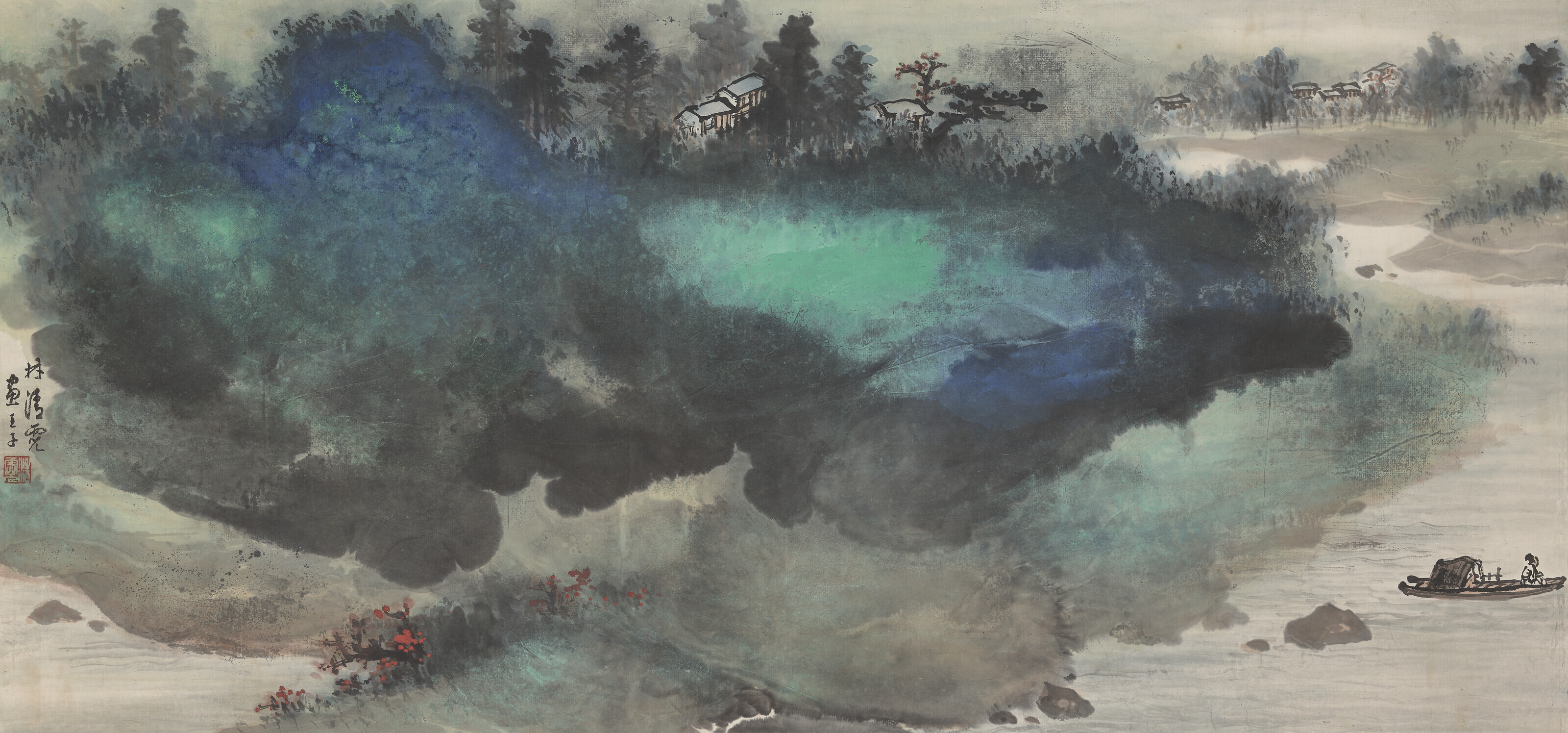 LIN QINGNI (1914-2002), Spring Scenery in Splashed-Colour | Christie’s
