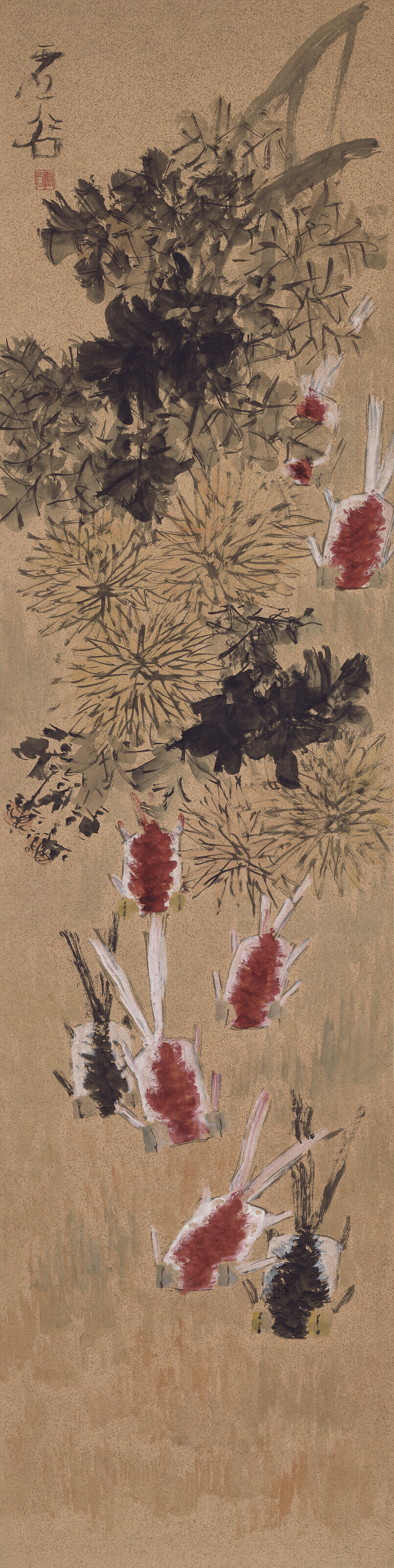 XU GU (1824-1896), Chrysanthemum and Gold Fishes | Christie’s