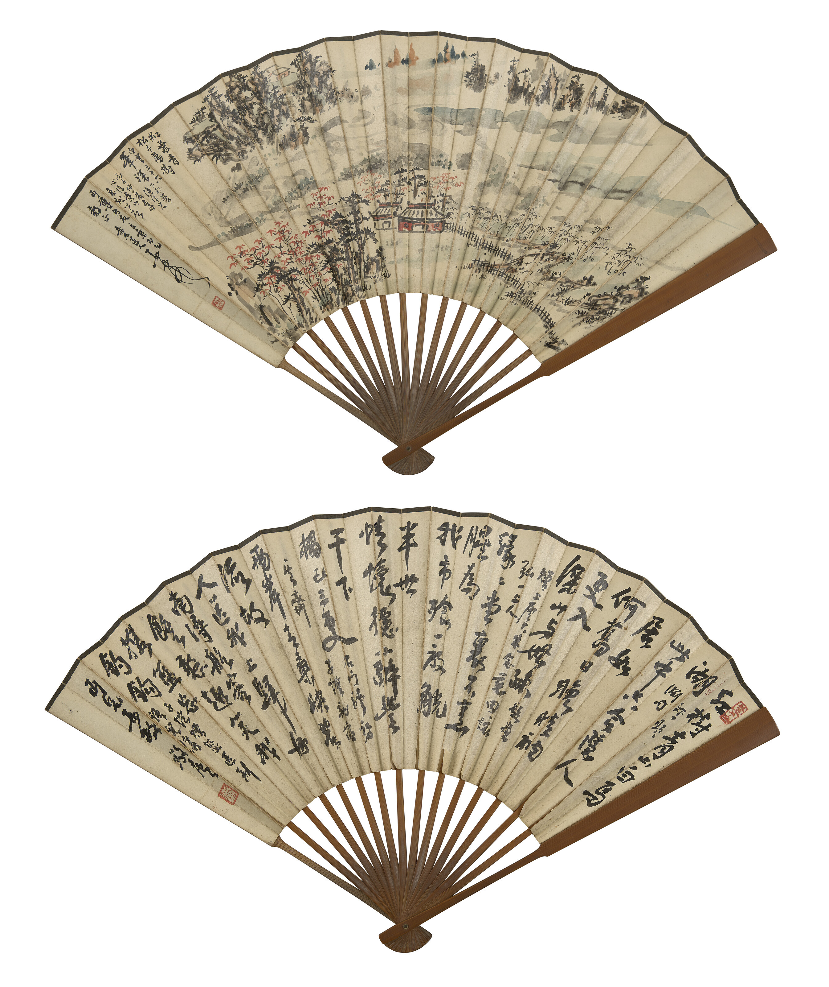 JIANG DANSHU (1885-1962), Landscape / Calligraphy | Christie’s