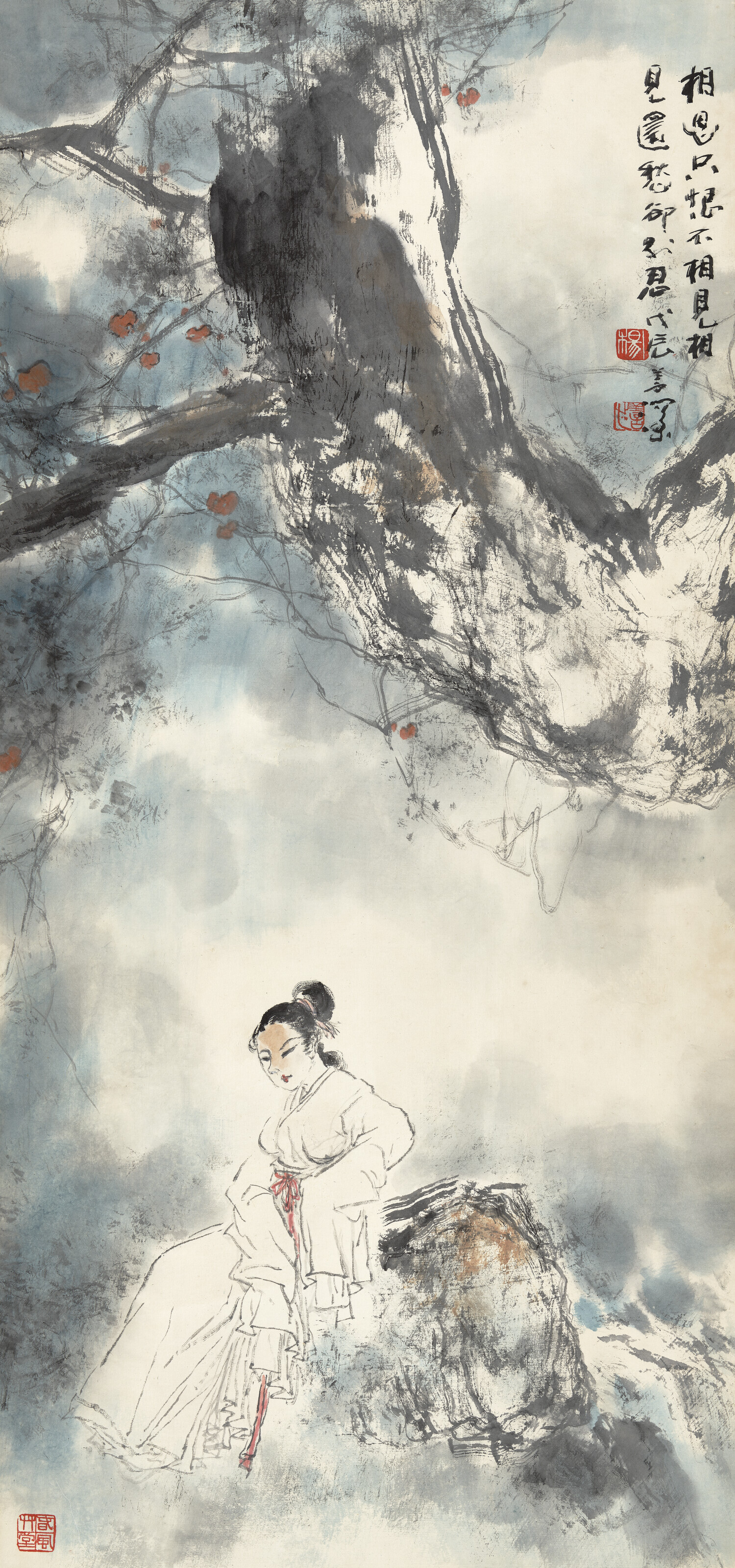YANG SHANSHEN (1913-2004), Yearning between Lovers | Christie’s