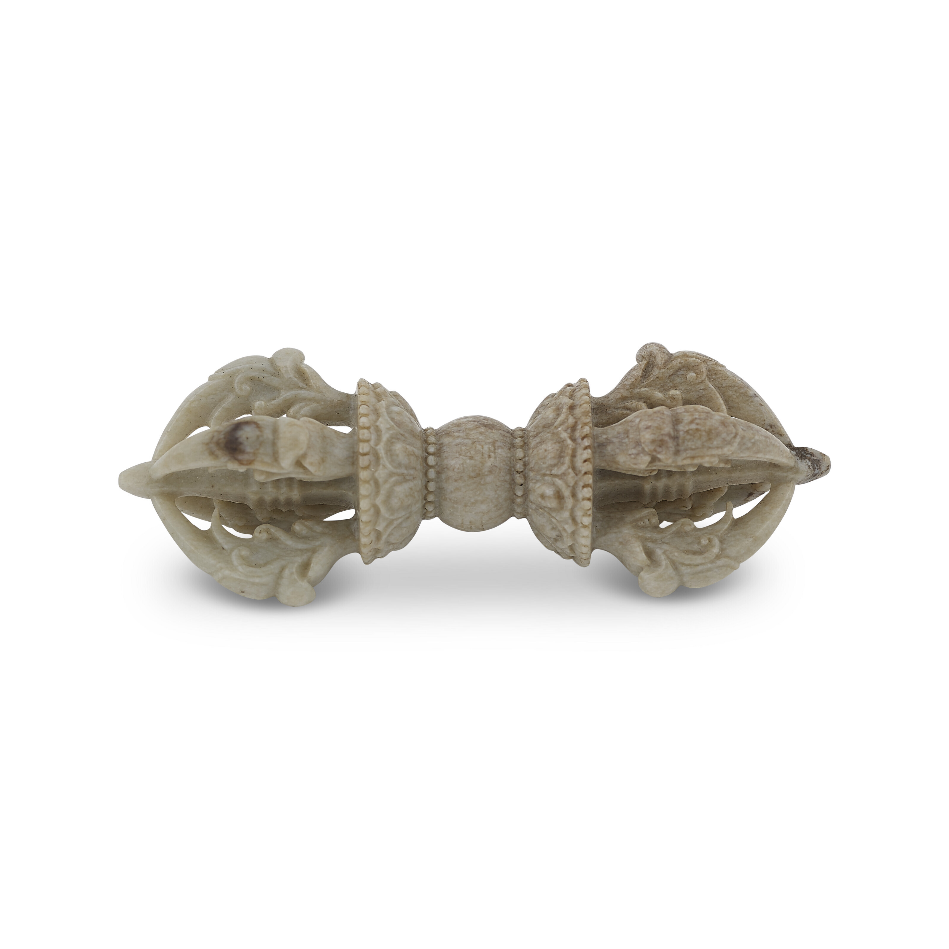 A 'CHICKEN-BONE' JADE VAJRA, | Christie’s