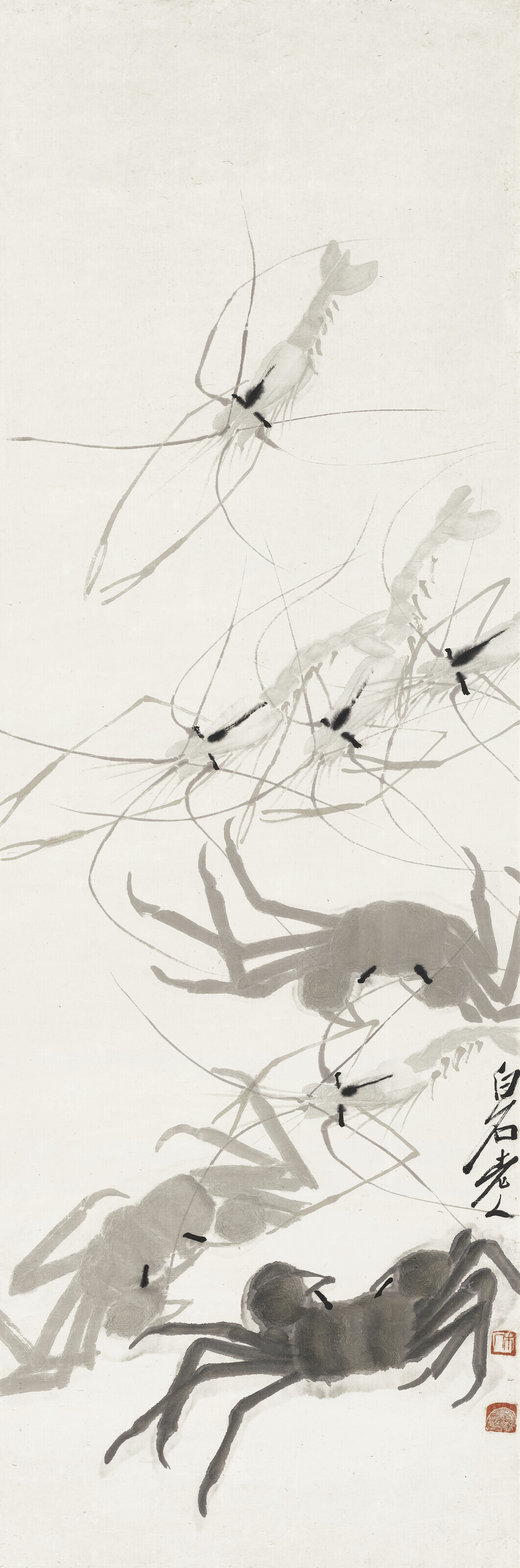 QI BAISHI (1863-1957), Shrimp and Crab | Christie’s