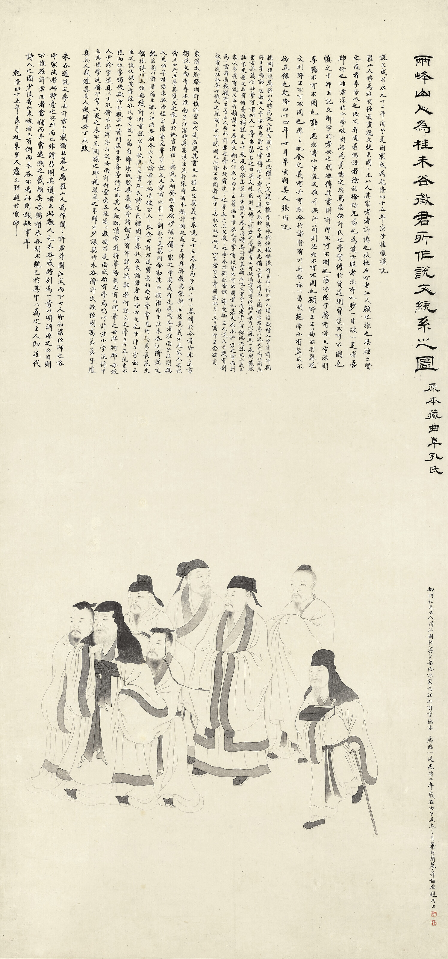 YE YANLAN (1823-1898), Copy of Luo Ping’s Ancient Etymologists | Christie’s