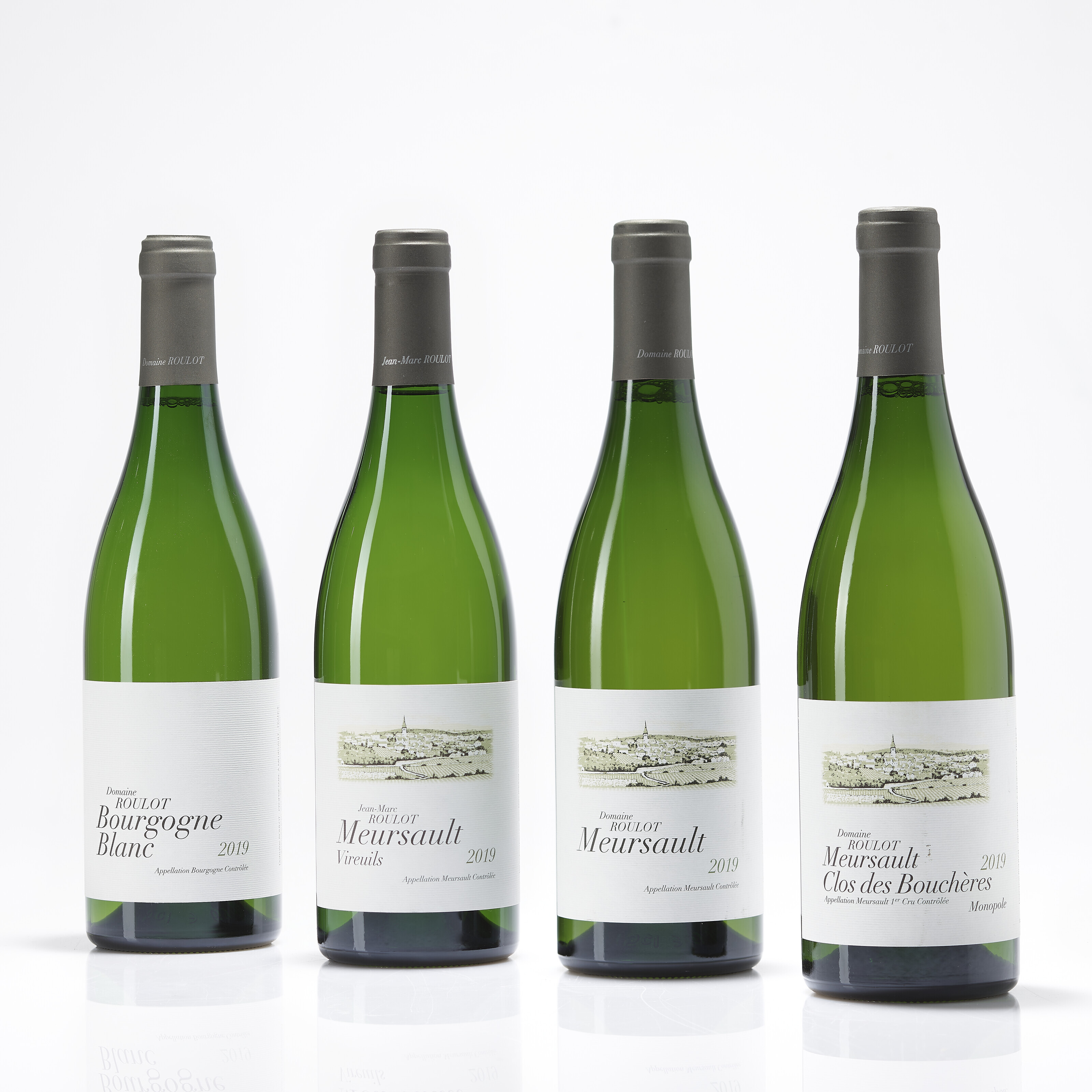 Mixed 2019 Roulot, 2019 Bourgogne Blanc (1)2019 Meursault Clos de ...