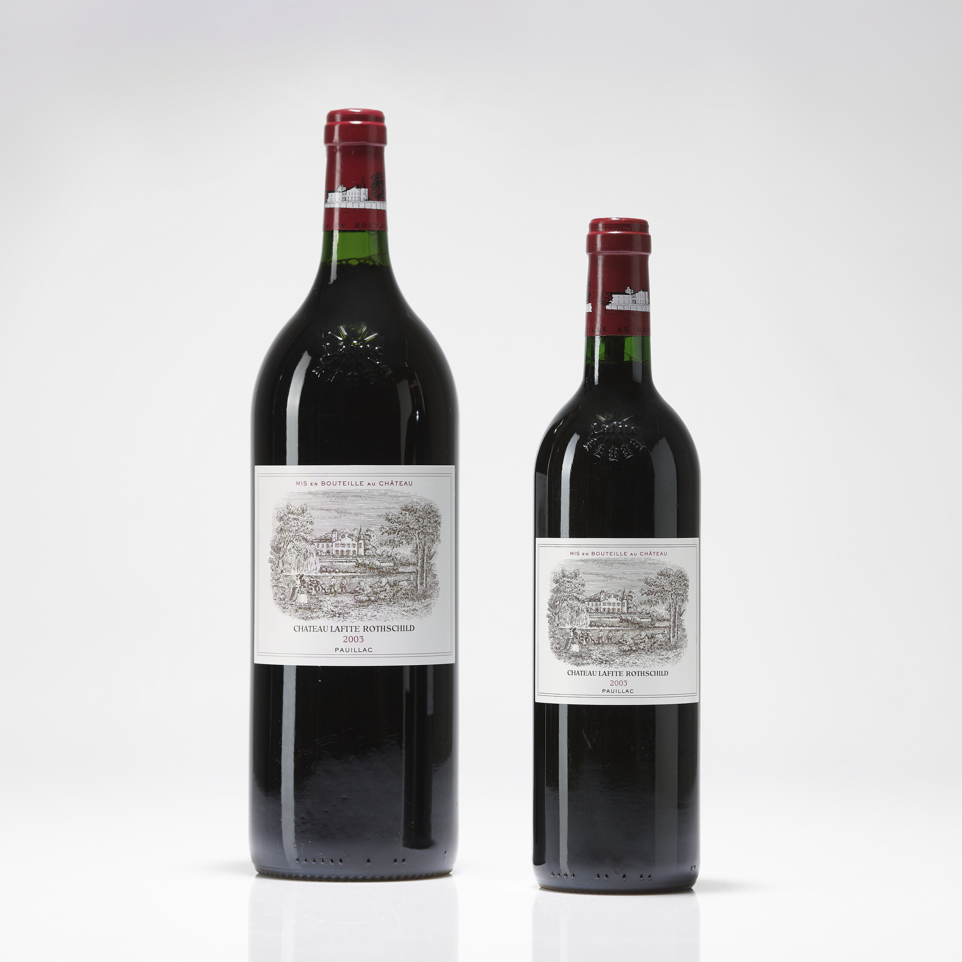 Château Lafite-Rothschild 2003, Pauillac, 1er cru classéTissue stained ...