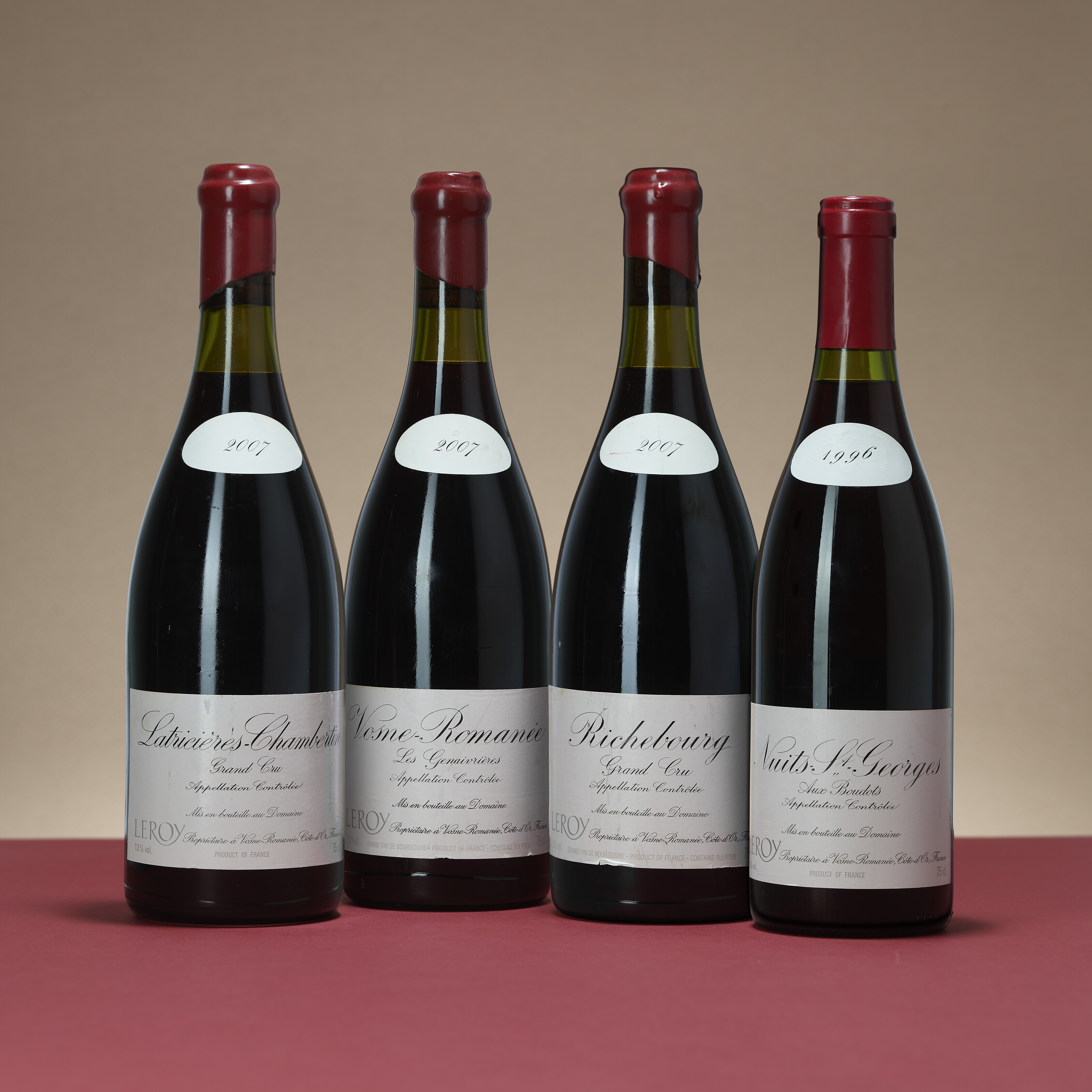 Domaine Leroy, Richebourg 2007, Grand Cru, Côte de NuitsSign of old ...