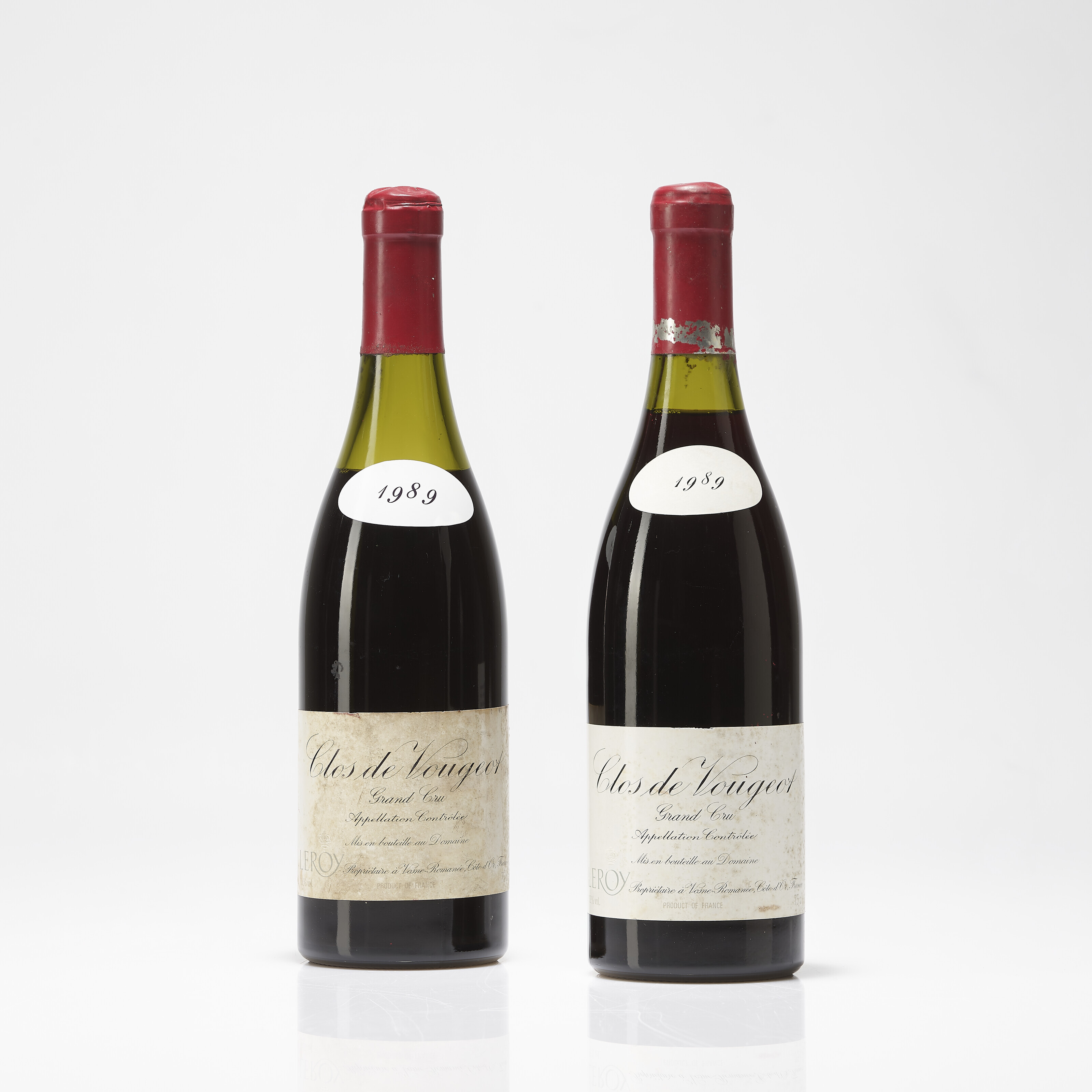 Domaine Leroy, Clos Vougeot 1989, Grand Cru, Côte de NuitsDamaged ...