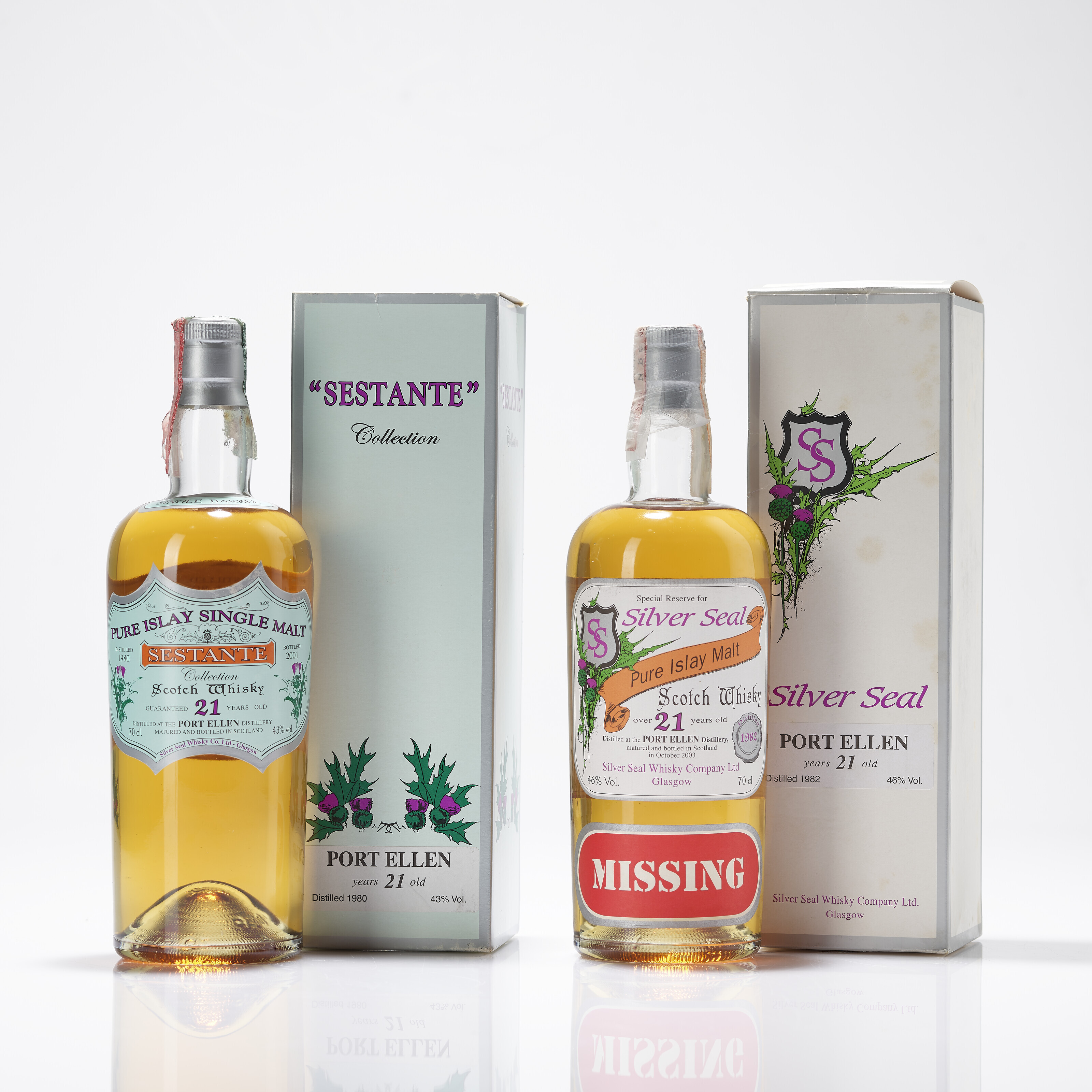 Port Ellen Silver Seal Sestante Collection 21 Year Old 1980, IslayIn ...