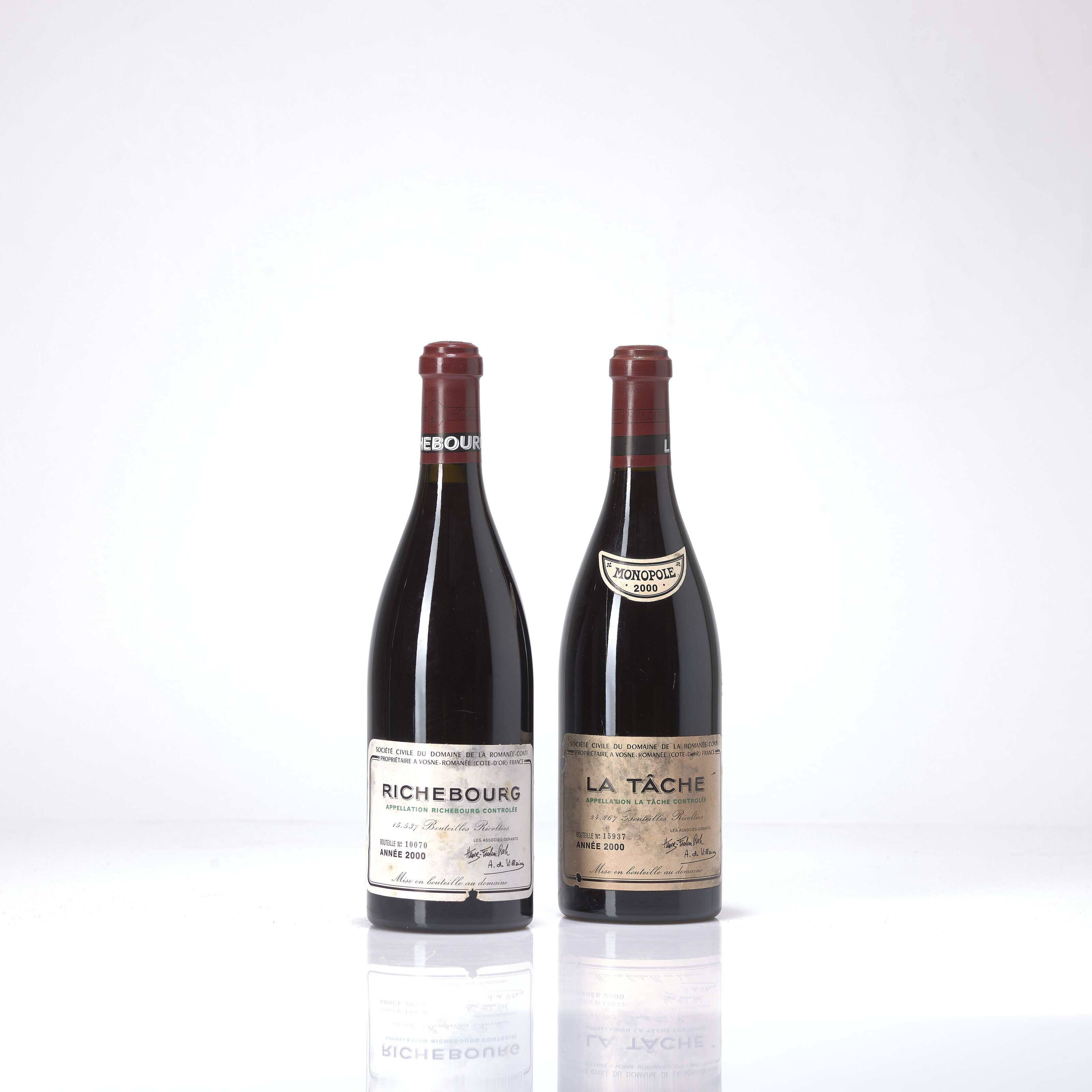 Domaine de la Romanée-Conti, Richebourg 2000, Grand Cru, Cote de NuitsIn slightly damp-affected ...