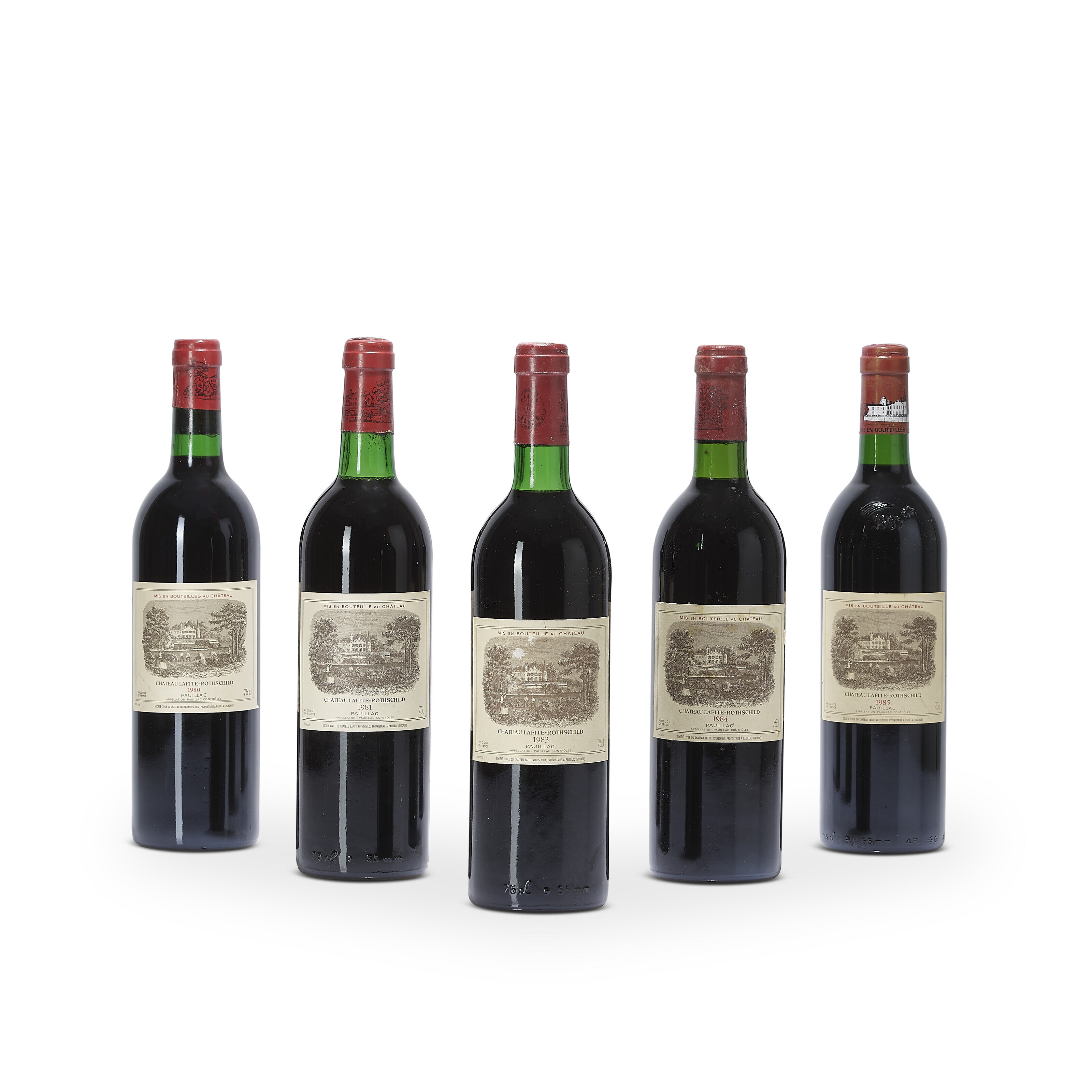 Château Lafite Rothschild Early 1980s, 1980Very lightly bin-soiled ...