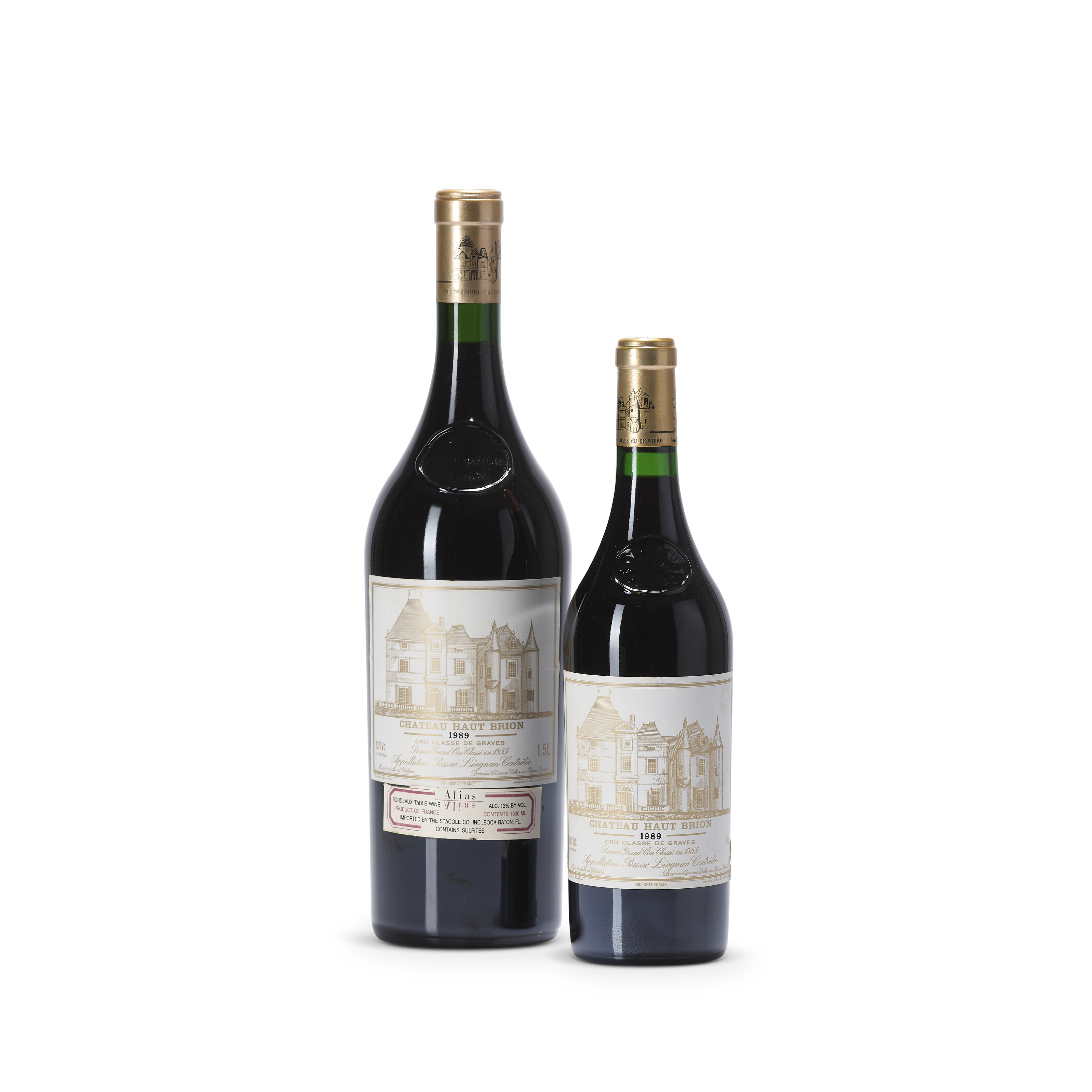 Château Haut-Brion 1989, Pessac (Graves), 1er cru classéLightly stained ...