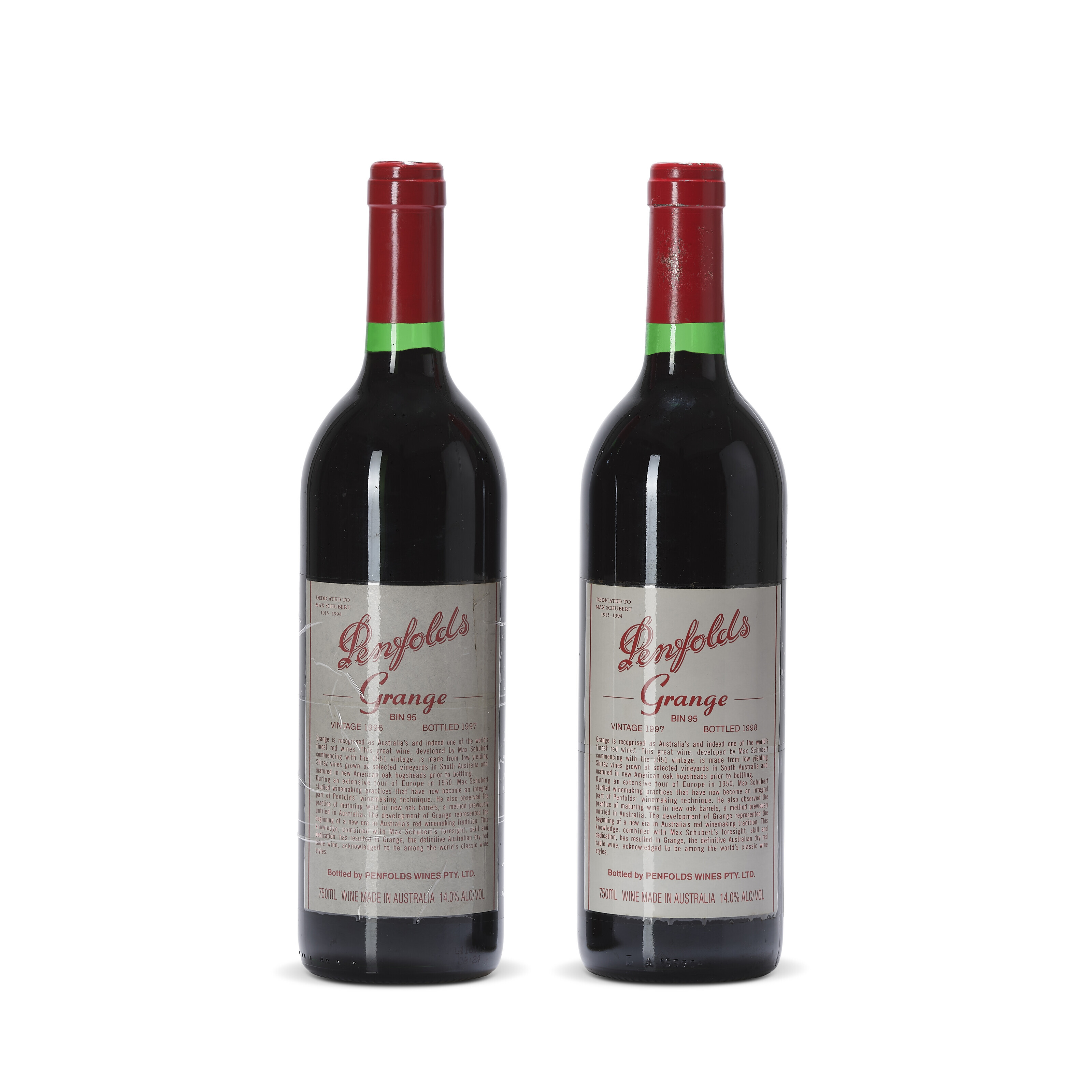 Penfolds Grange, Bin 95, 1997, South AustraliaWines come from 2 sources ...