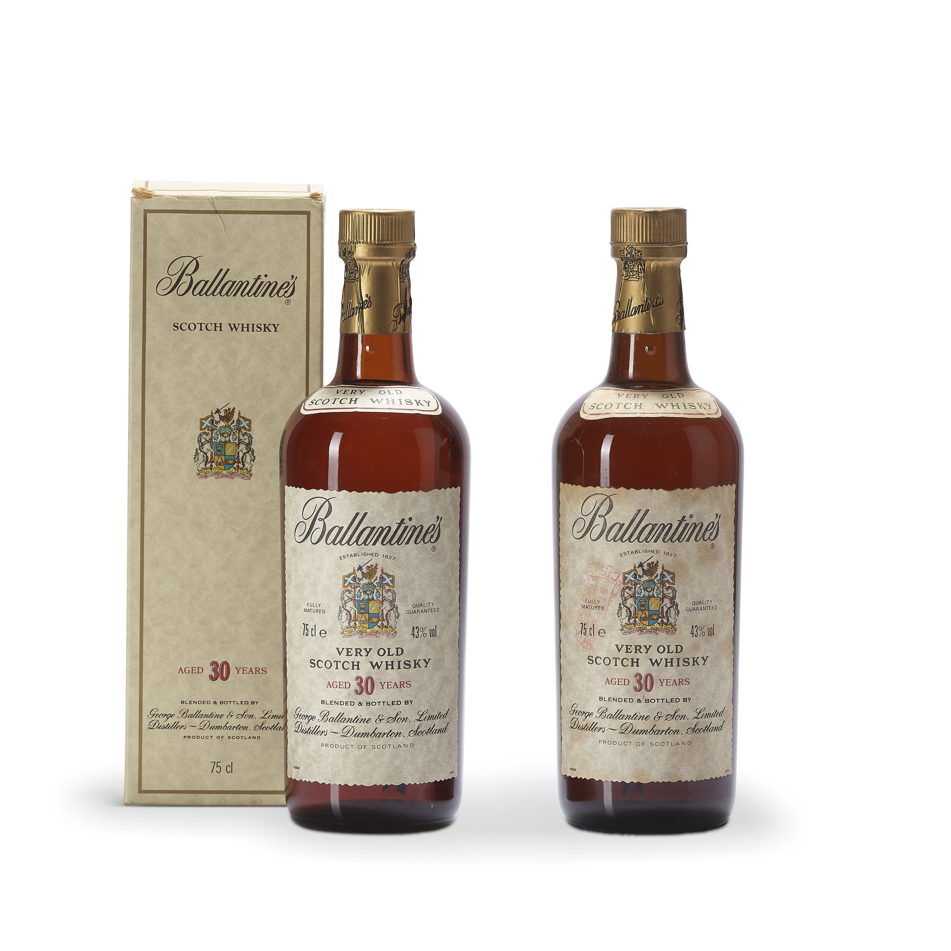 Ballantine's 30 Year Old Believed 1980s-1990s, One bottle in slightly ...