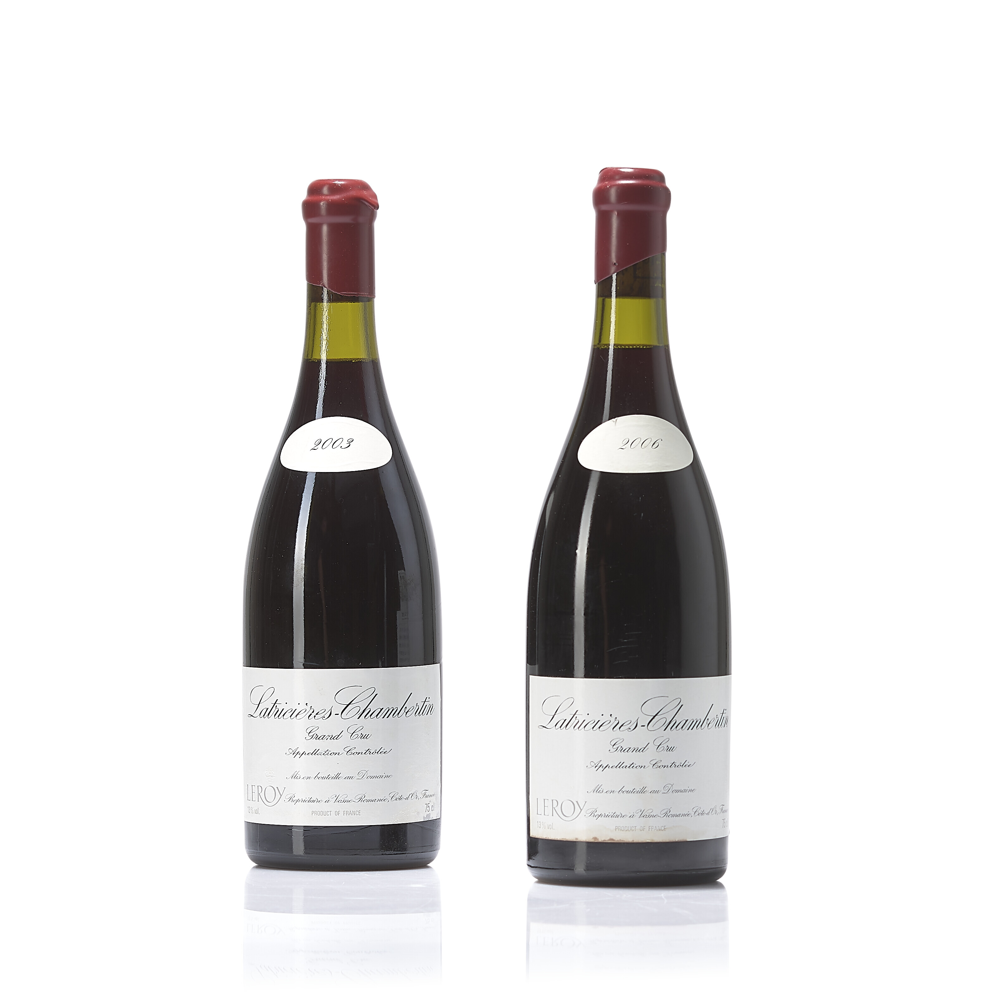 Domaine Leroy, Latricières-Chambertin 2003, Grand Cru, Côte de ...