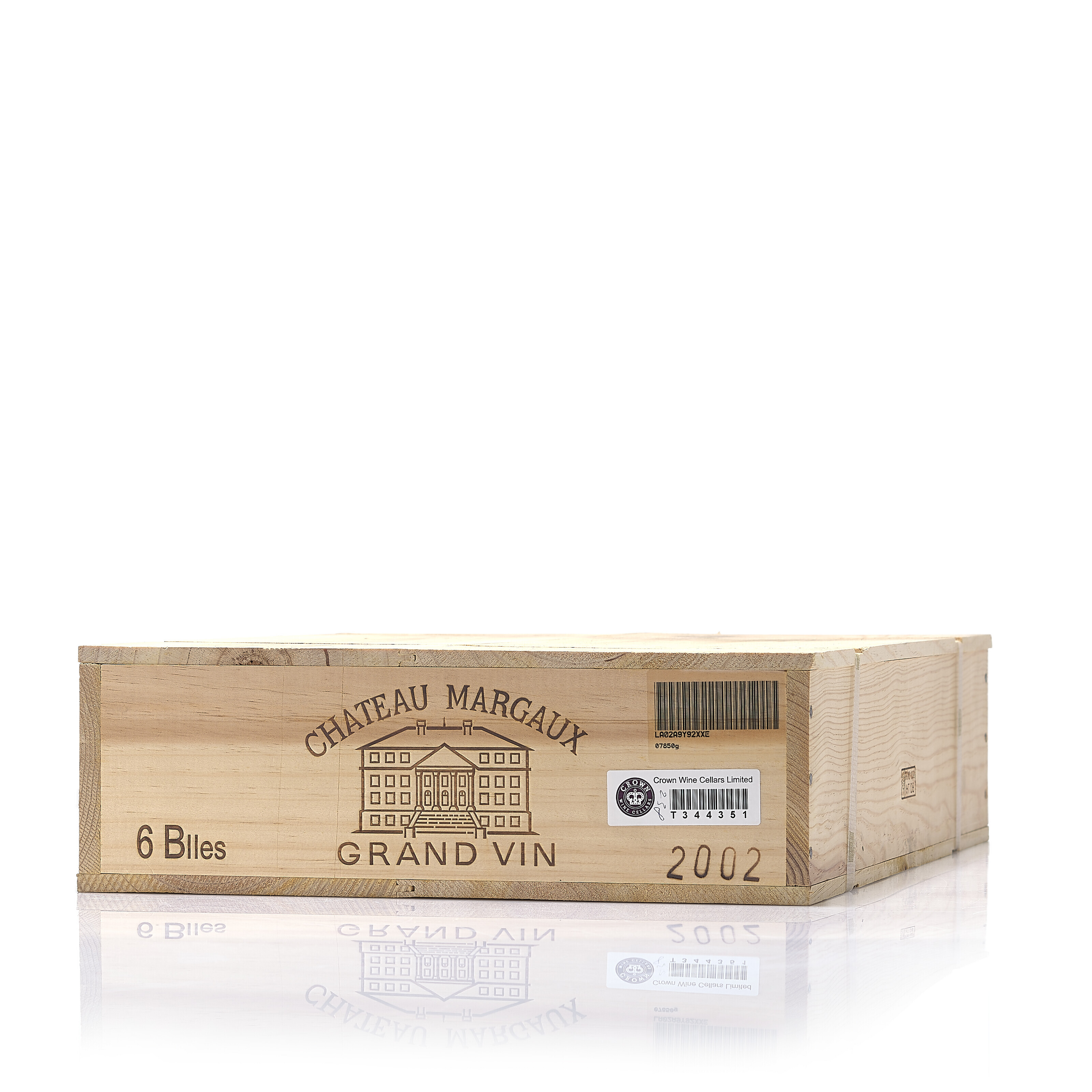 Château Margaux 2002, Margaux, 1er cru classéIn banded six-bottle ...