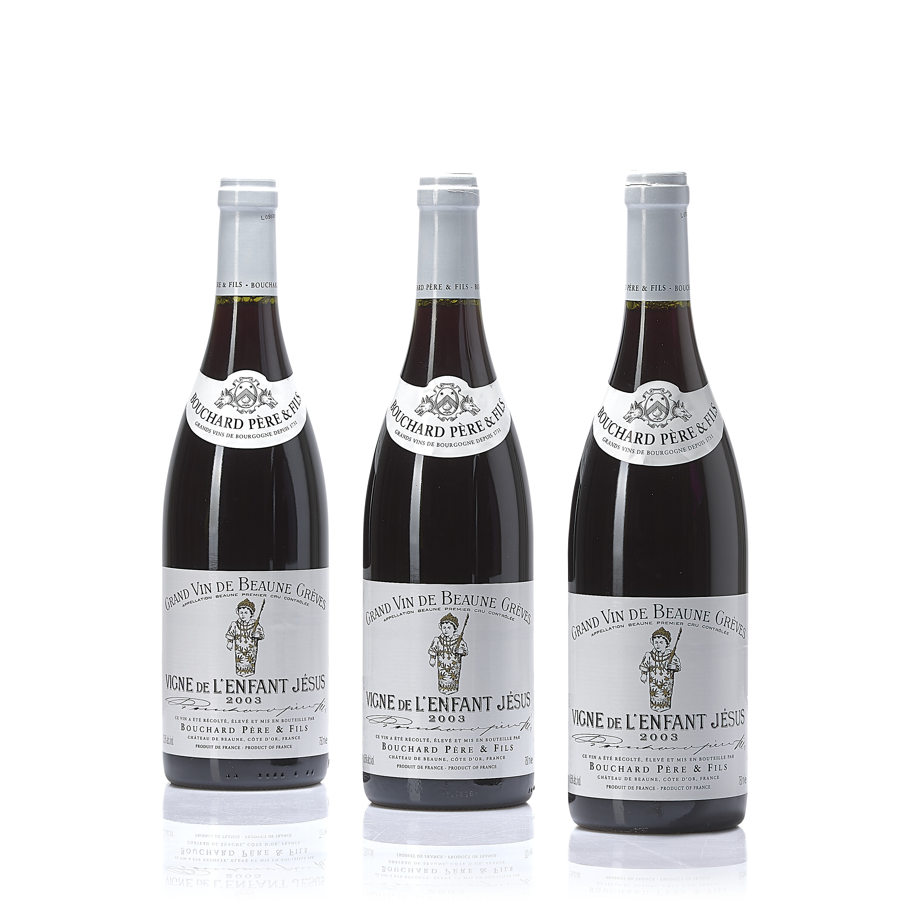 Bouchard Père et Fils, Beaune Grèves Vigne de L'Enfant Jésus 2003, In ...