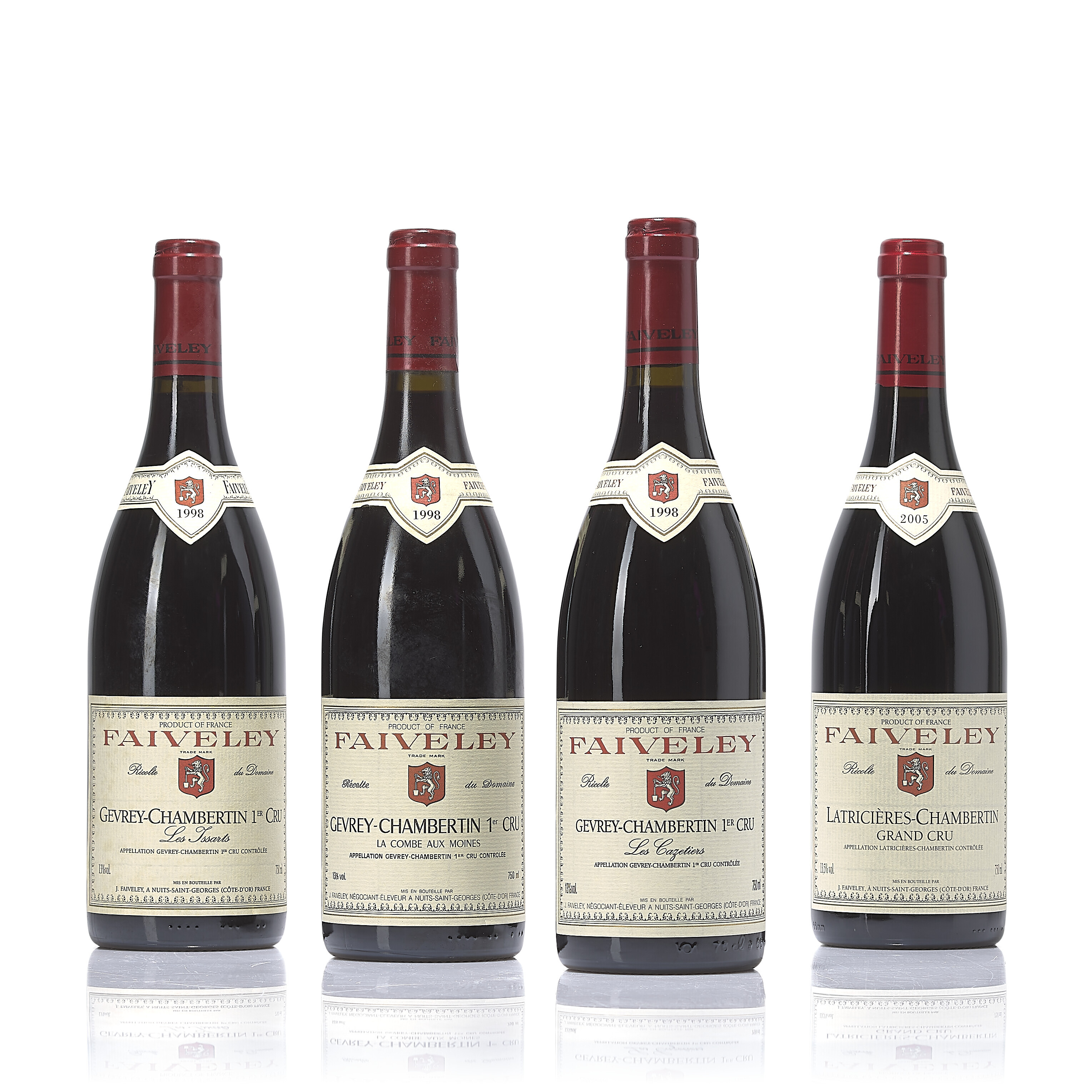 Domaine Faiveley, Gevrey-Chambertin La Combe aux Moines 1998, In damp ...