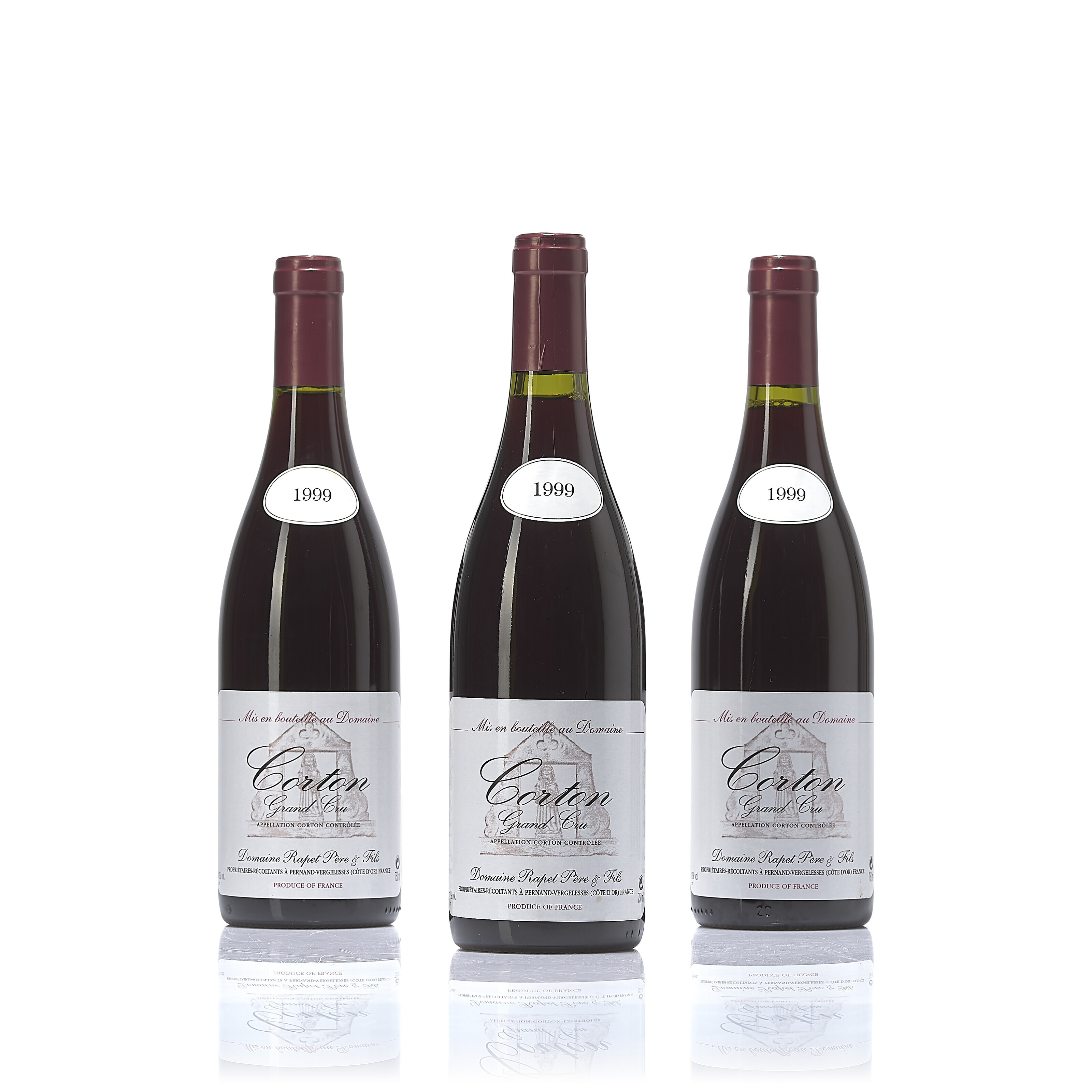 Domaine Rapet Père et Fils, Corton 1999, In sealed original carton ...