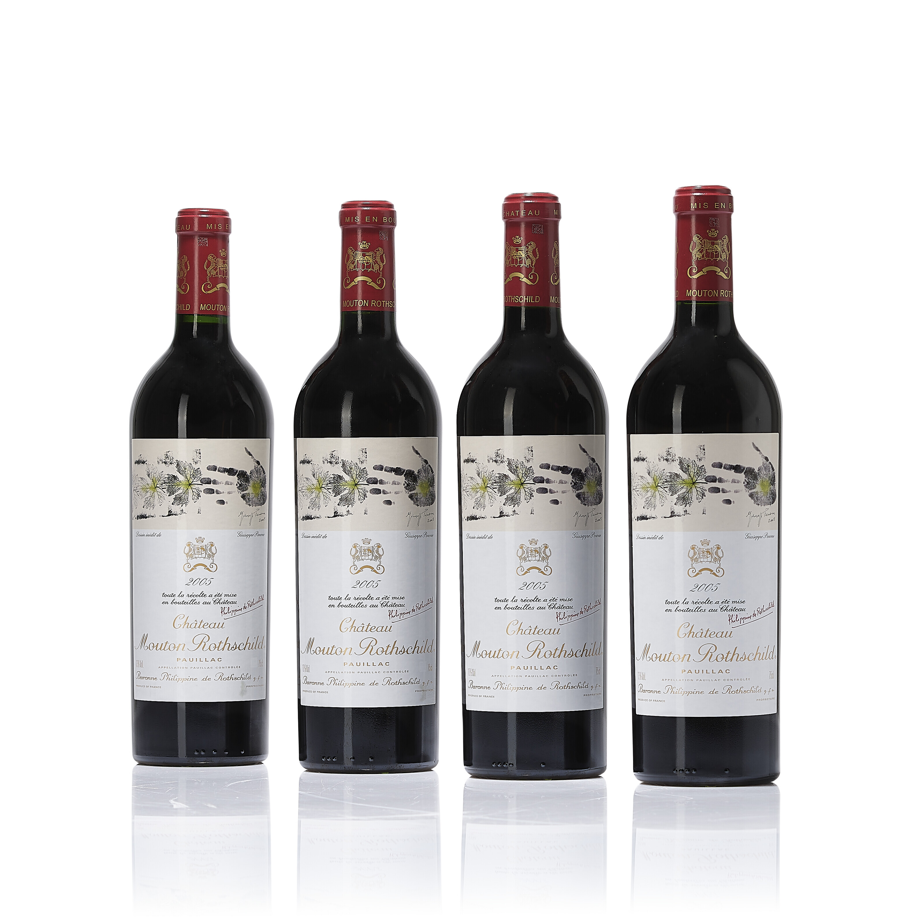 Château Mouton-Rothschild 2005, Pauillac, 1er cru classéIn original wooden case and original ...