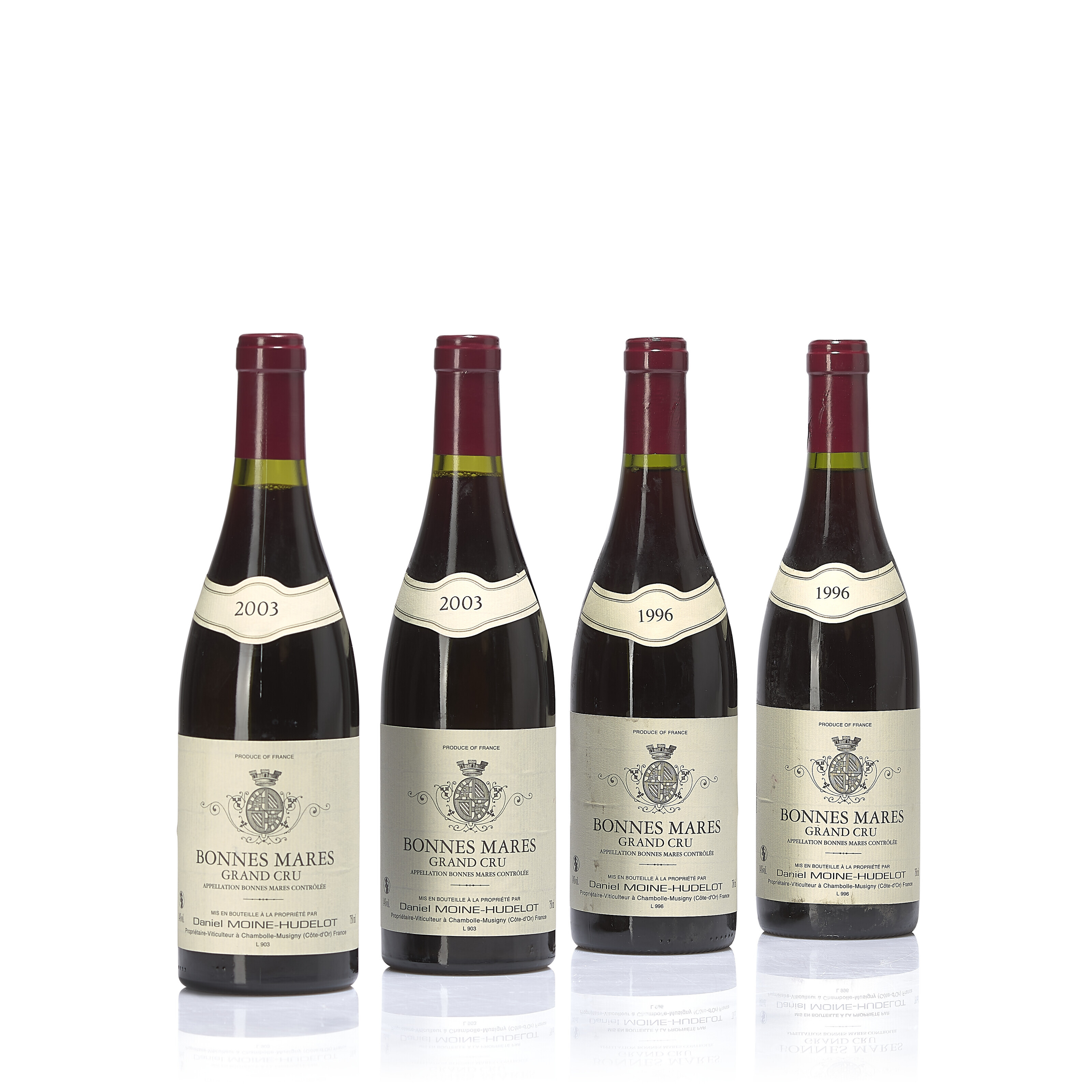 Daniel Moine Hudelot, Bonnes-Mares 1996, Grand Cru, Côte de NuitsCRD ...