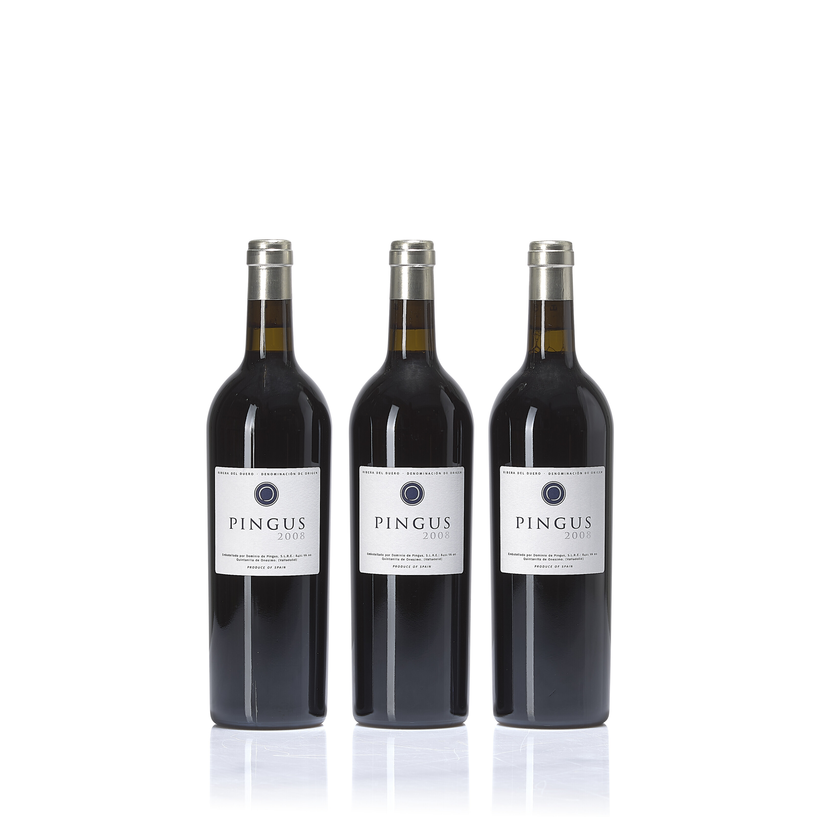 Dominio de Pingus, Pingus 2008, Ribera del DueroThree in original ...