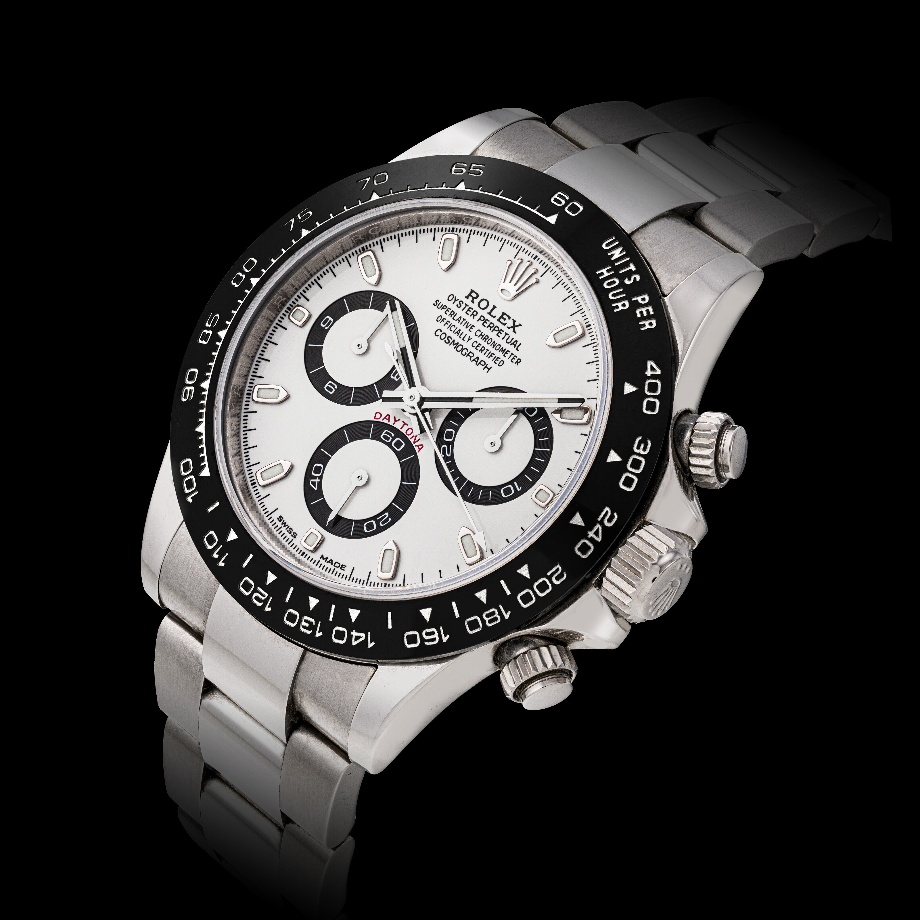 ROLEX, DAYTONA WITH WHITE DIAL, REF. 116500LN, | Christie’s