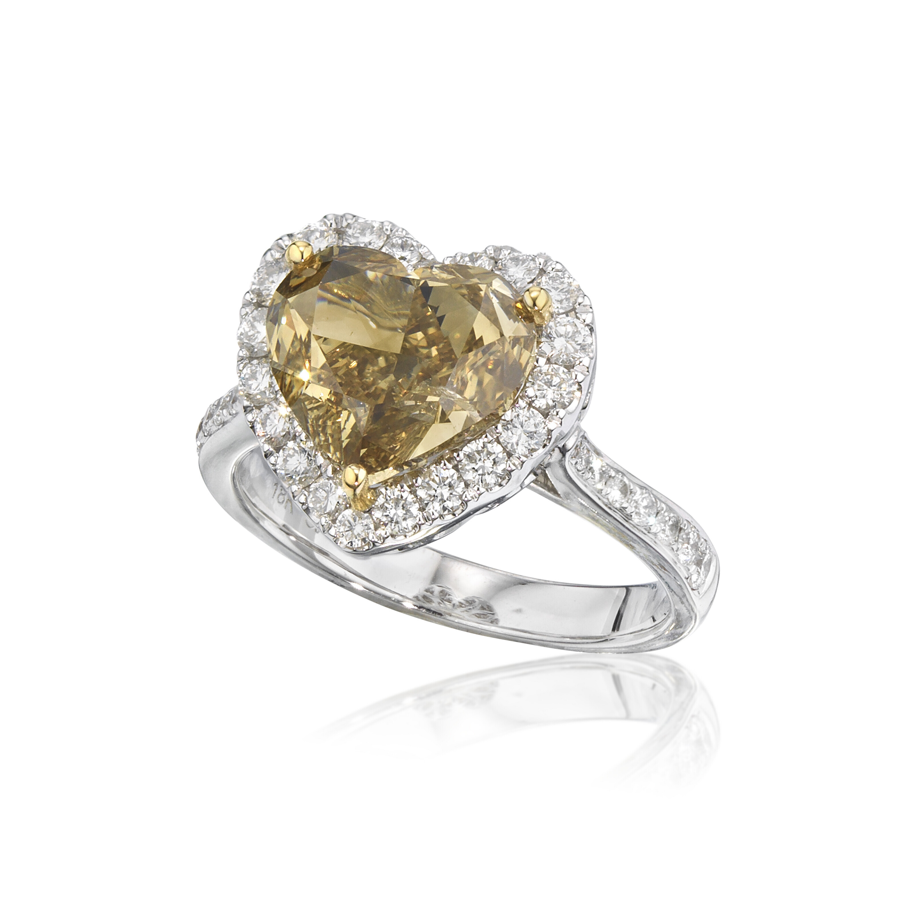 COLOURED DIAMOND AND DIAMOND RING, | Christie’s