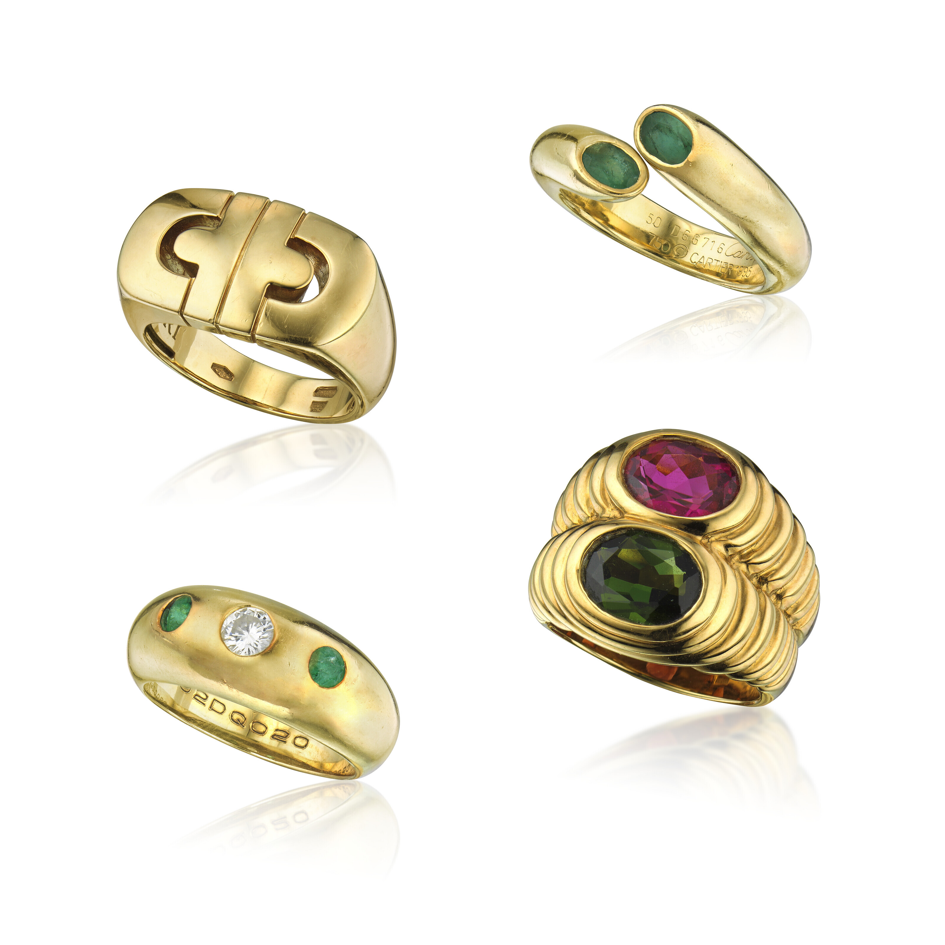 NO RESERVE - BVLGARI AND CARTIER MULTI-GEM RINGS, | Christie’s