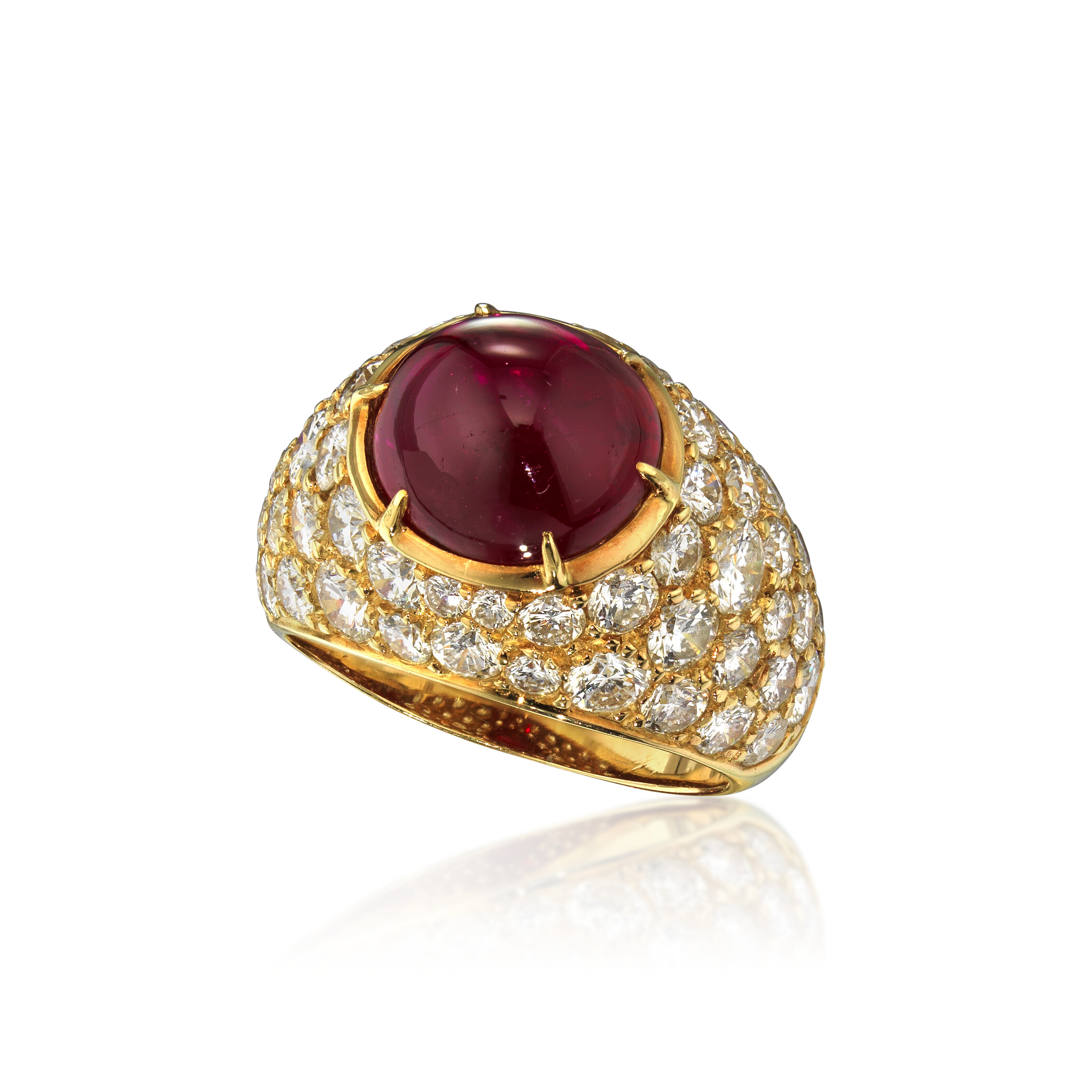 VAN CLEEF & ARPELS RUBY AND DIAMOND RING, | Christie’s