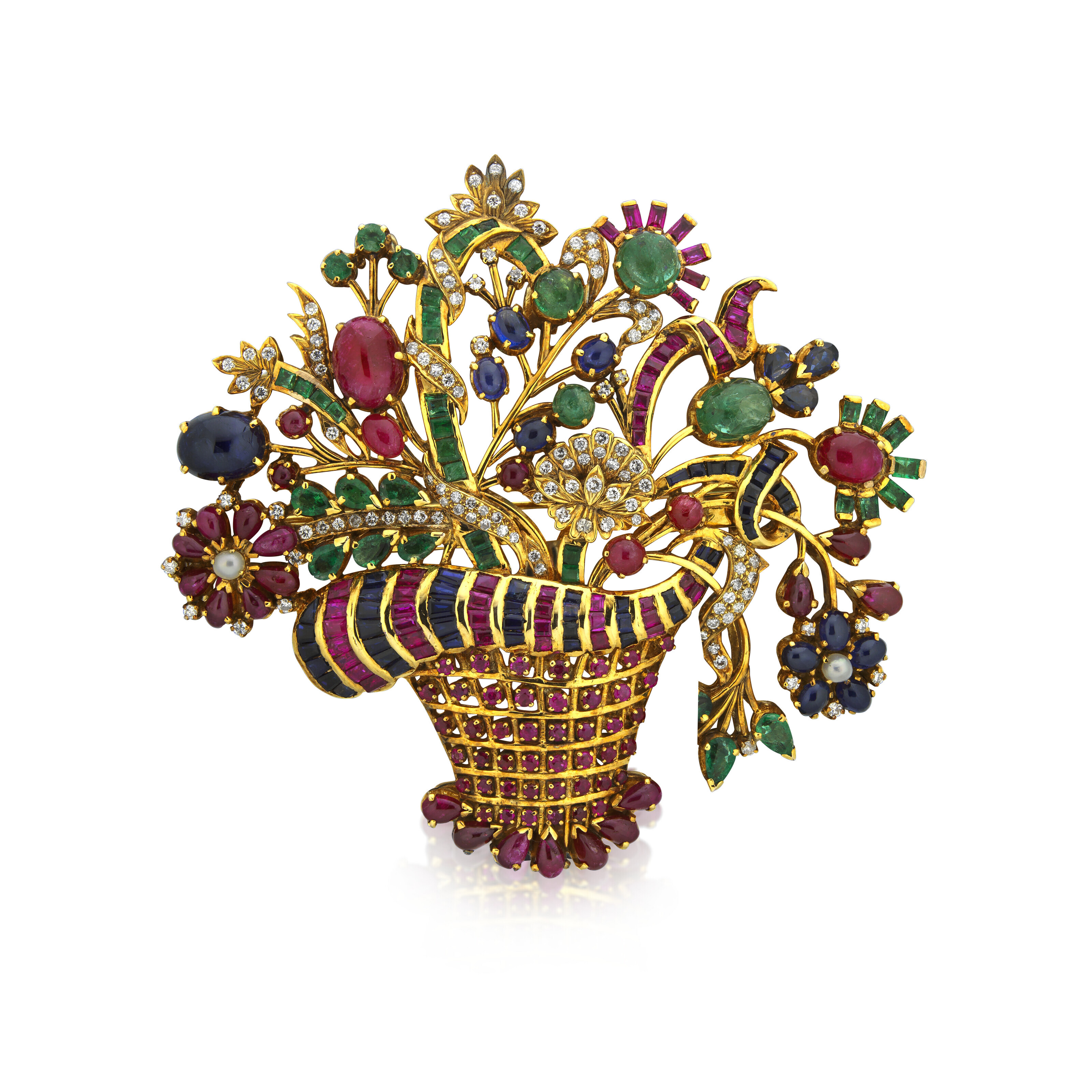 NO RESERVE - MULTI-GEM BROOCH/ PENDANT, | Christie’s