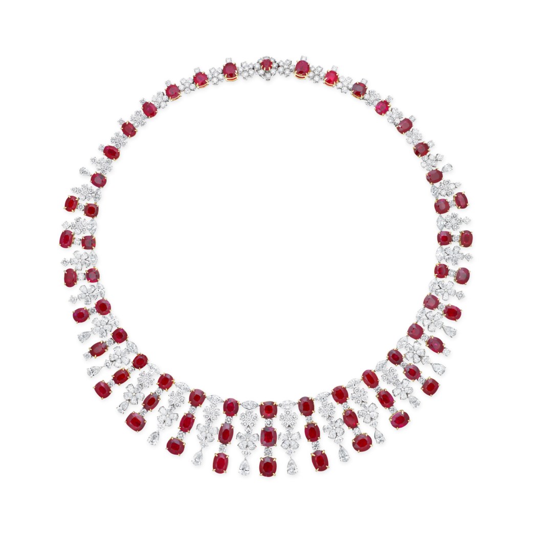 NO RESERVE - RUBY AND DIAMOND NECKLACE | Christie's