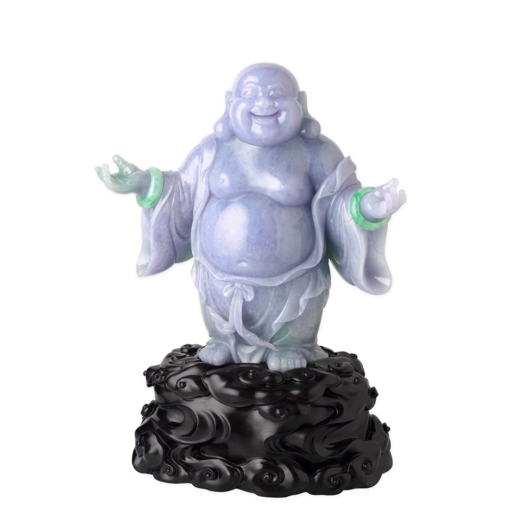 JADEITE 'BUDDHA' CARVING