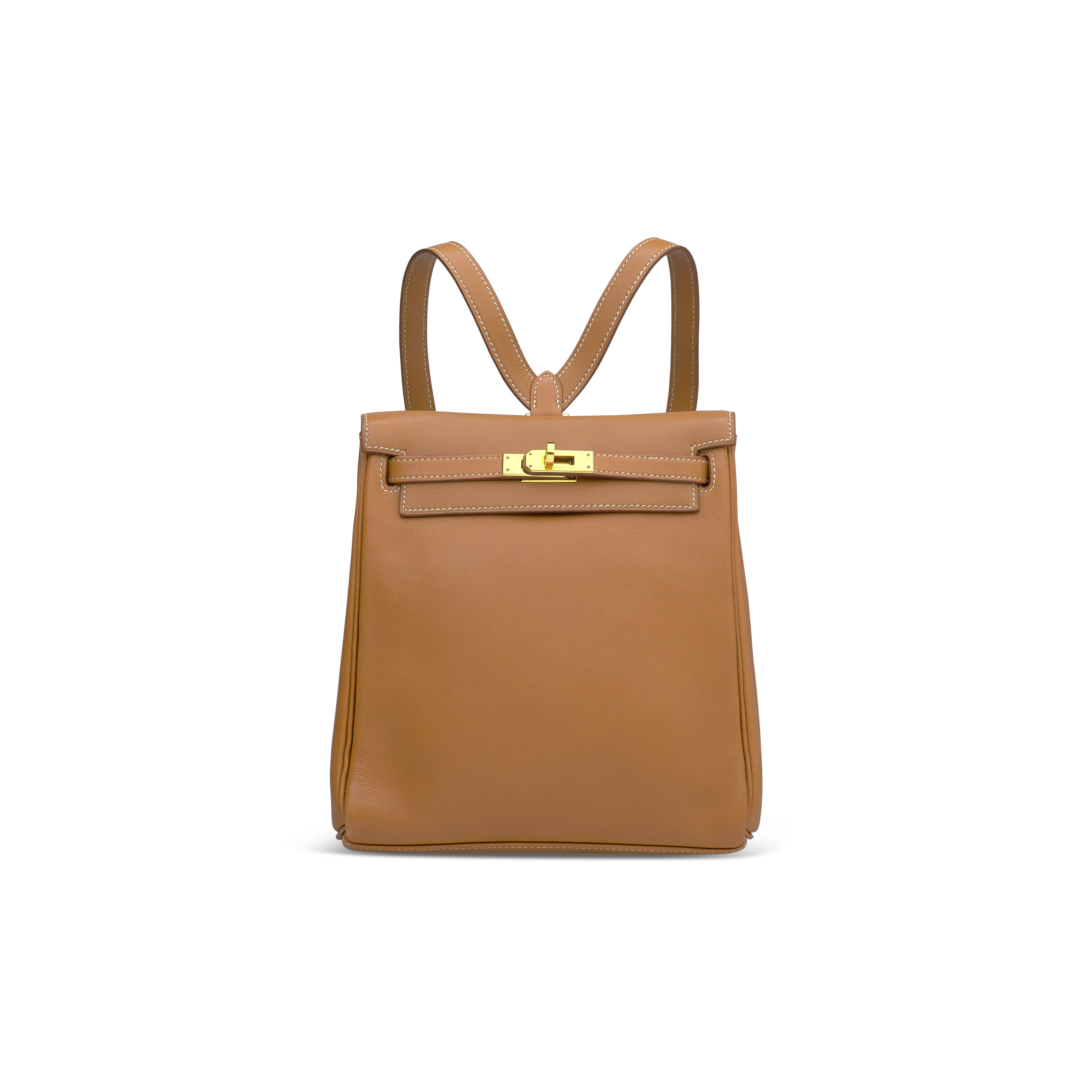 A GOLD GULLIVER LEATHER KELLY ADO 20 WITH GOLD HARDWARE, HERMÈS, 1996 ...