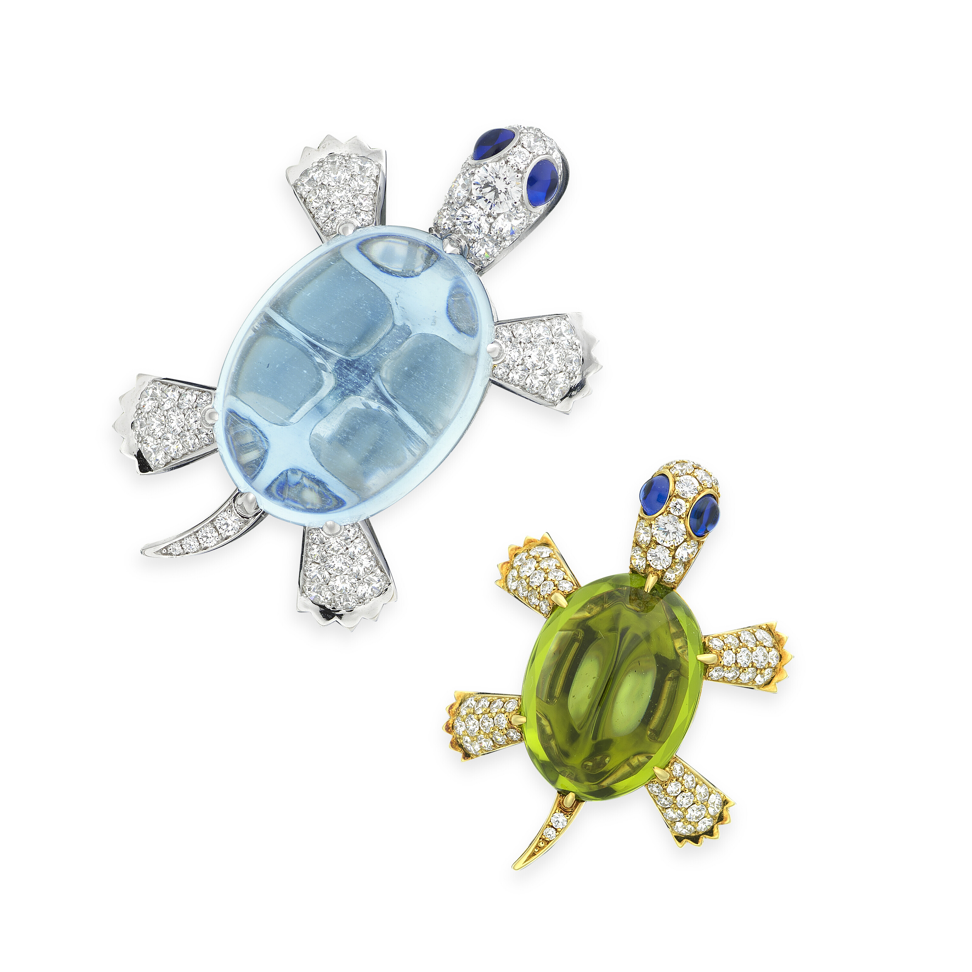 GIMEL TWO MULTI-GEM BROOCHES, | Christie’s